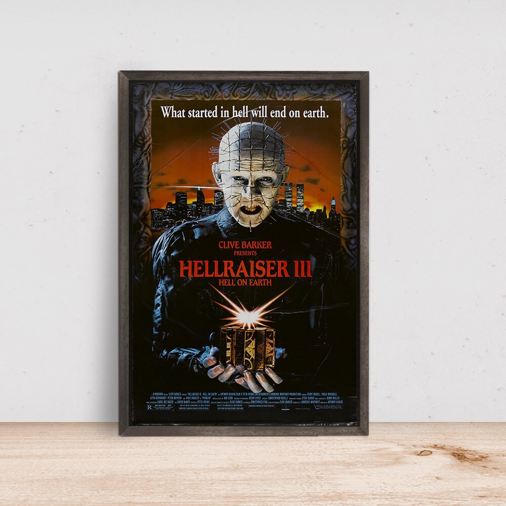 Hellraiser 3 Movie Poster, Room Decor, Home Decor, Art Poste | Inspire Uplift