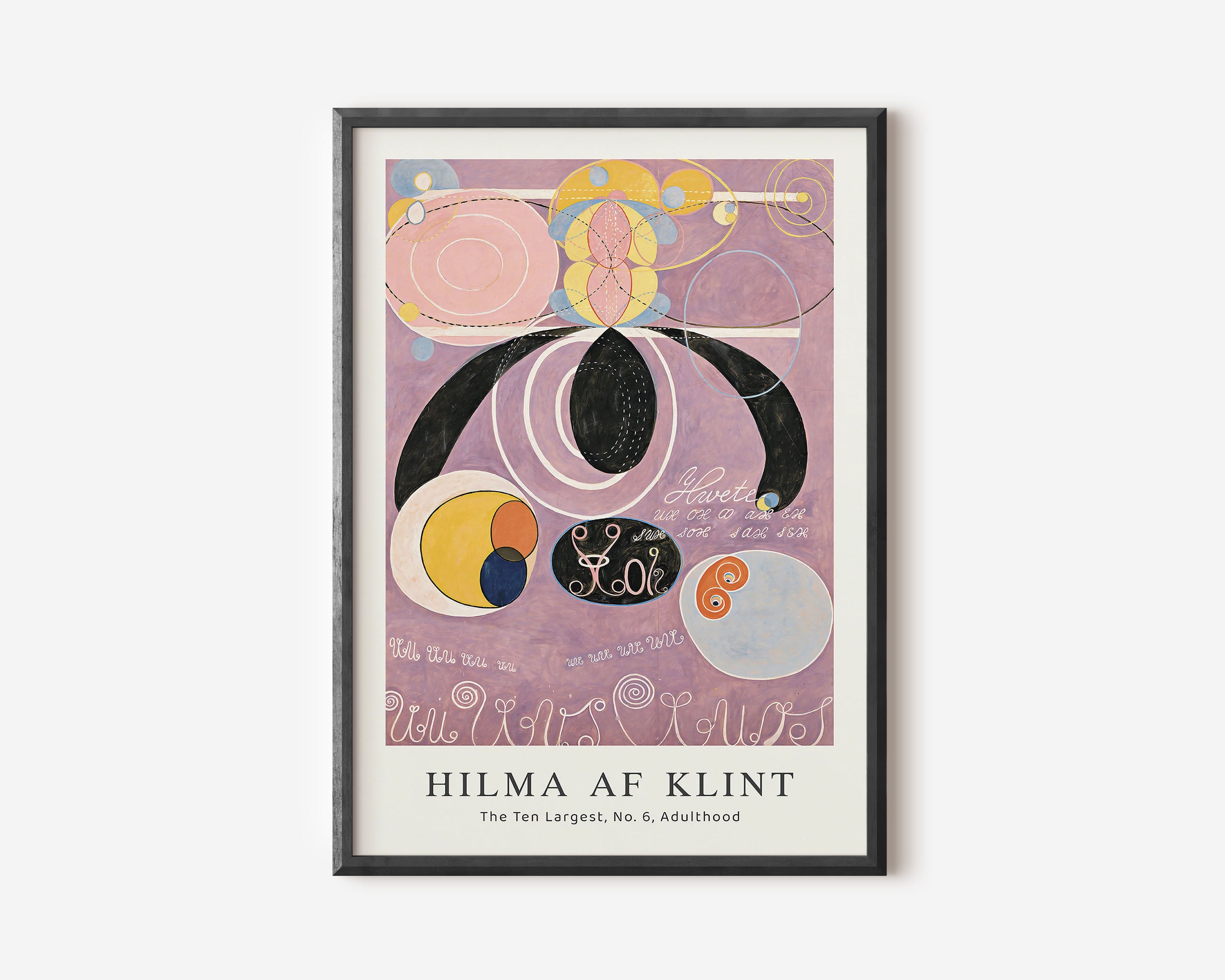 Hilma Af Klint Exhibition Poster, Famous Klint Gallery Wall - Inspire ...