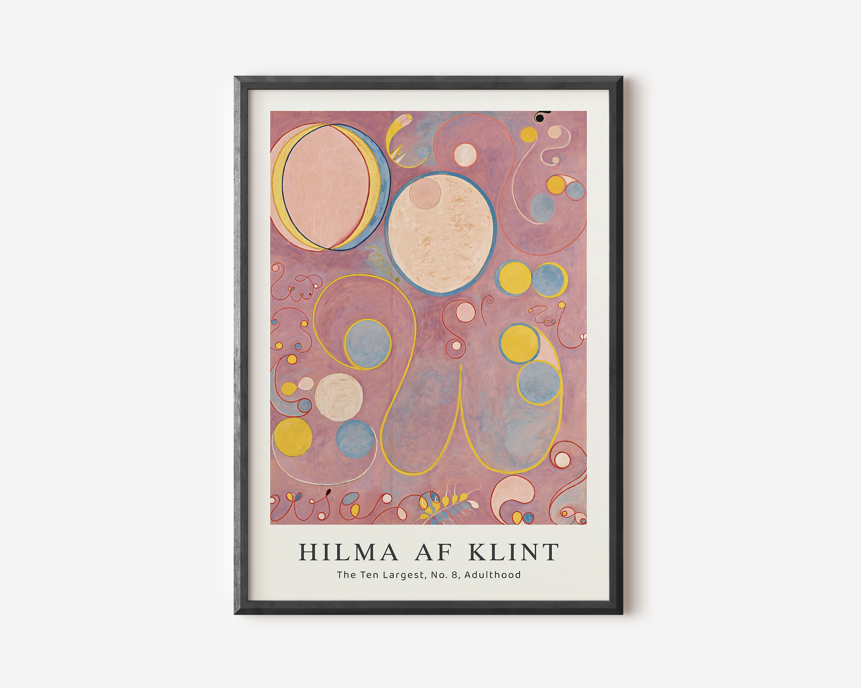 Hilma Af Klint Exhibition Poster, Famous Klint Gallery Wall | Inspire ...