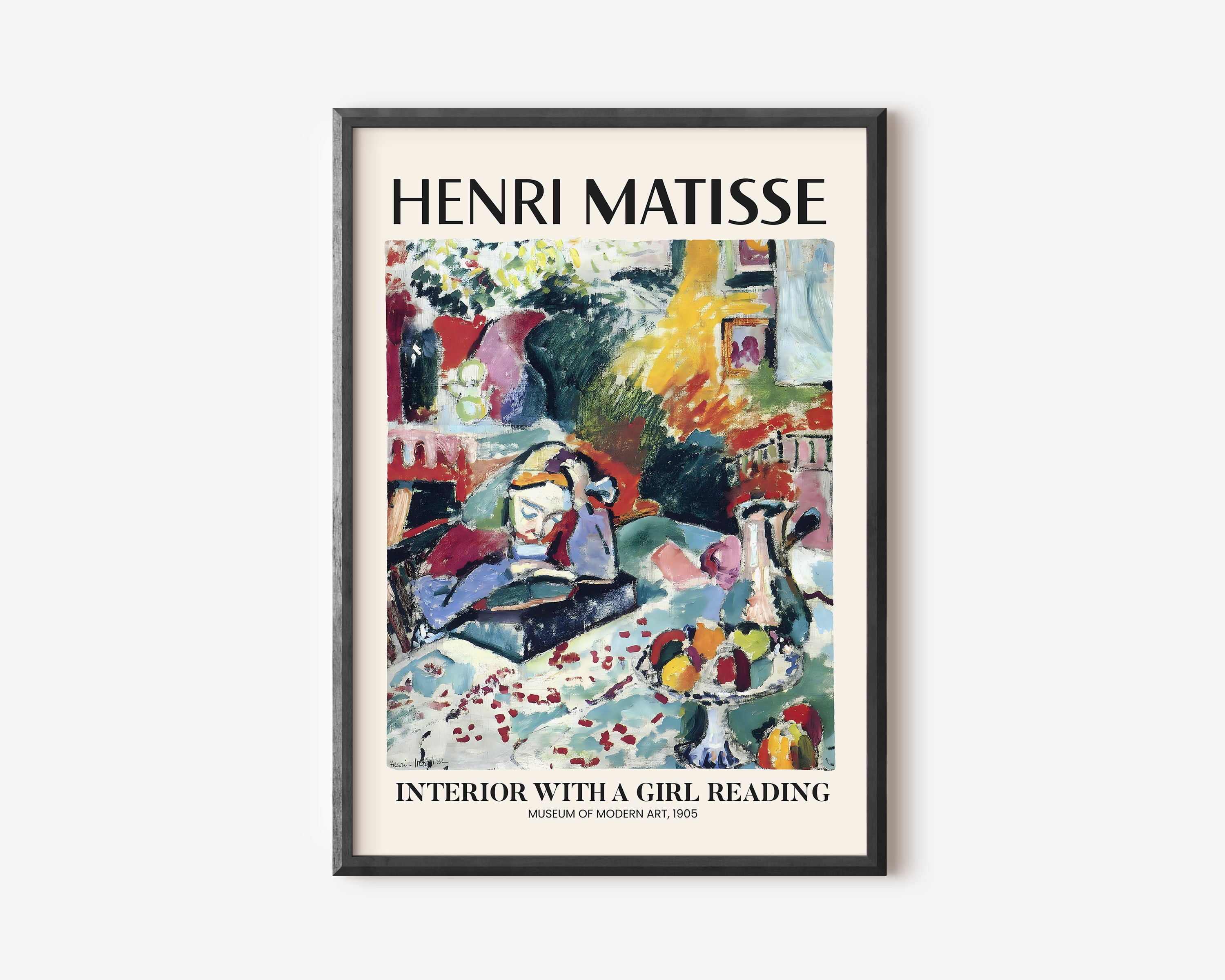 Henry Matisse Exhibition Poster, Famous Gallery Wall Art Pri | Inspire ...
