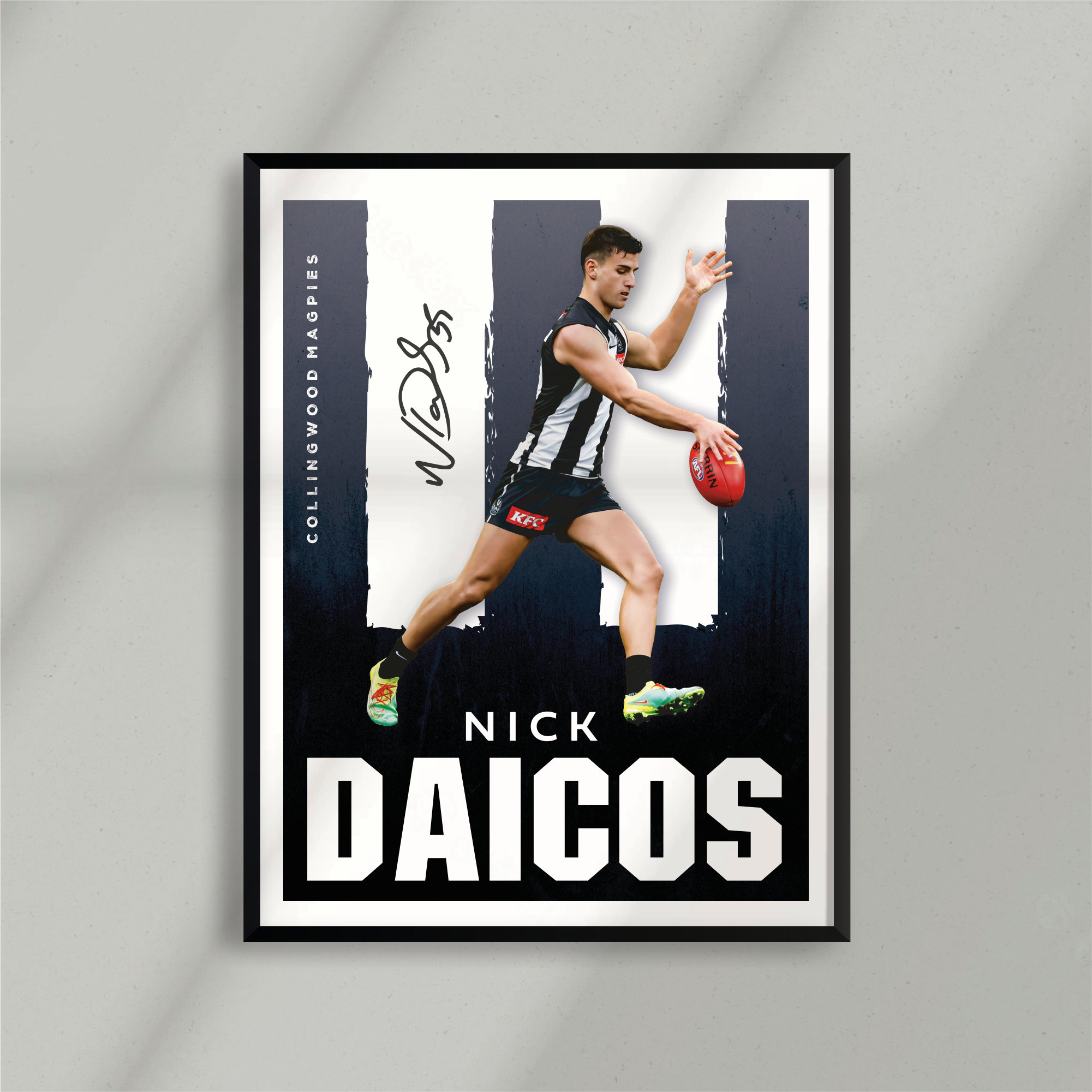 Sport Design - Nick Daicos, Collingwood Magpies, Australian | Inspire ...