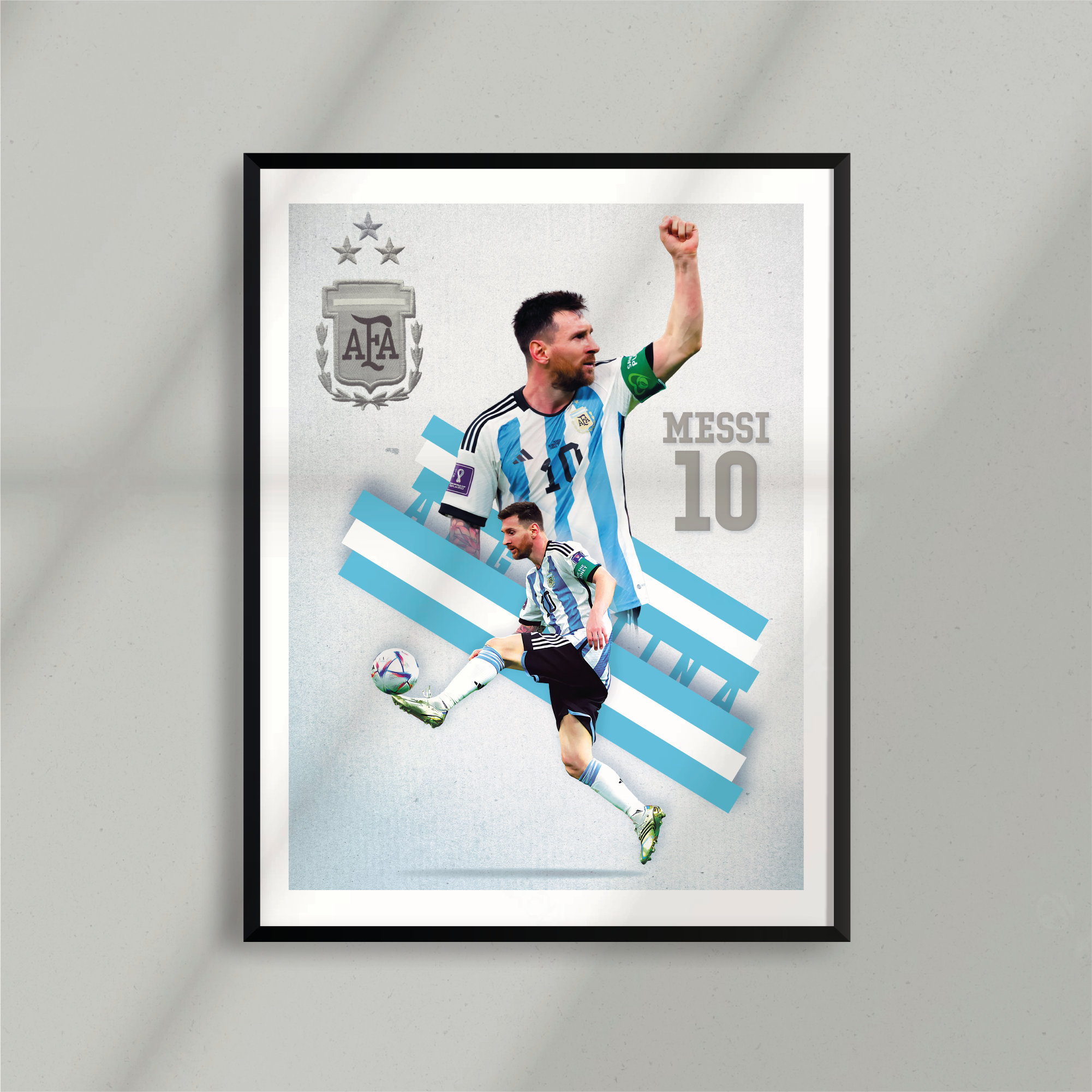 Sport Design - Lionel Leo Messi - Football - Soccer - Argent | Inspire ...