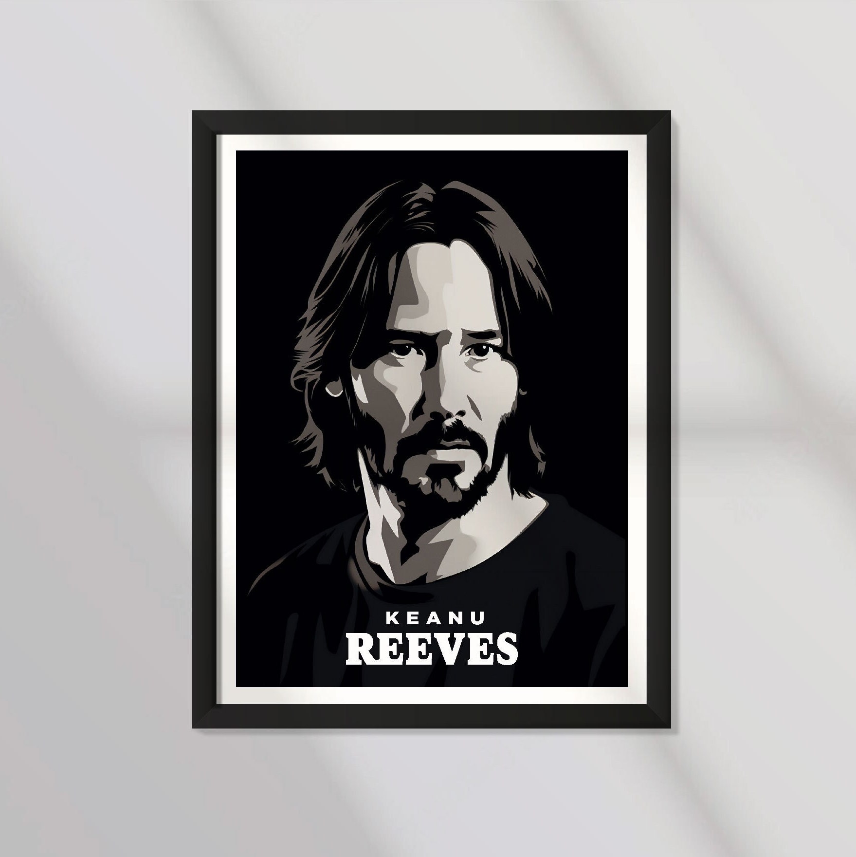 Poster Minimalist Design - Keanu Reeves - Matrix - actor - O | Inspire ...
