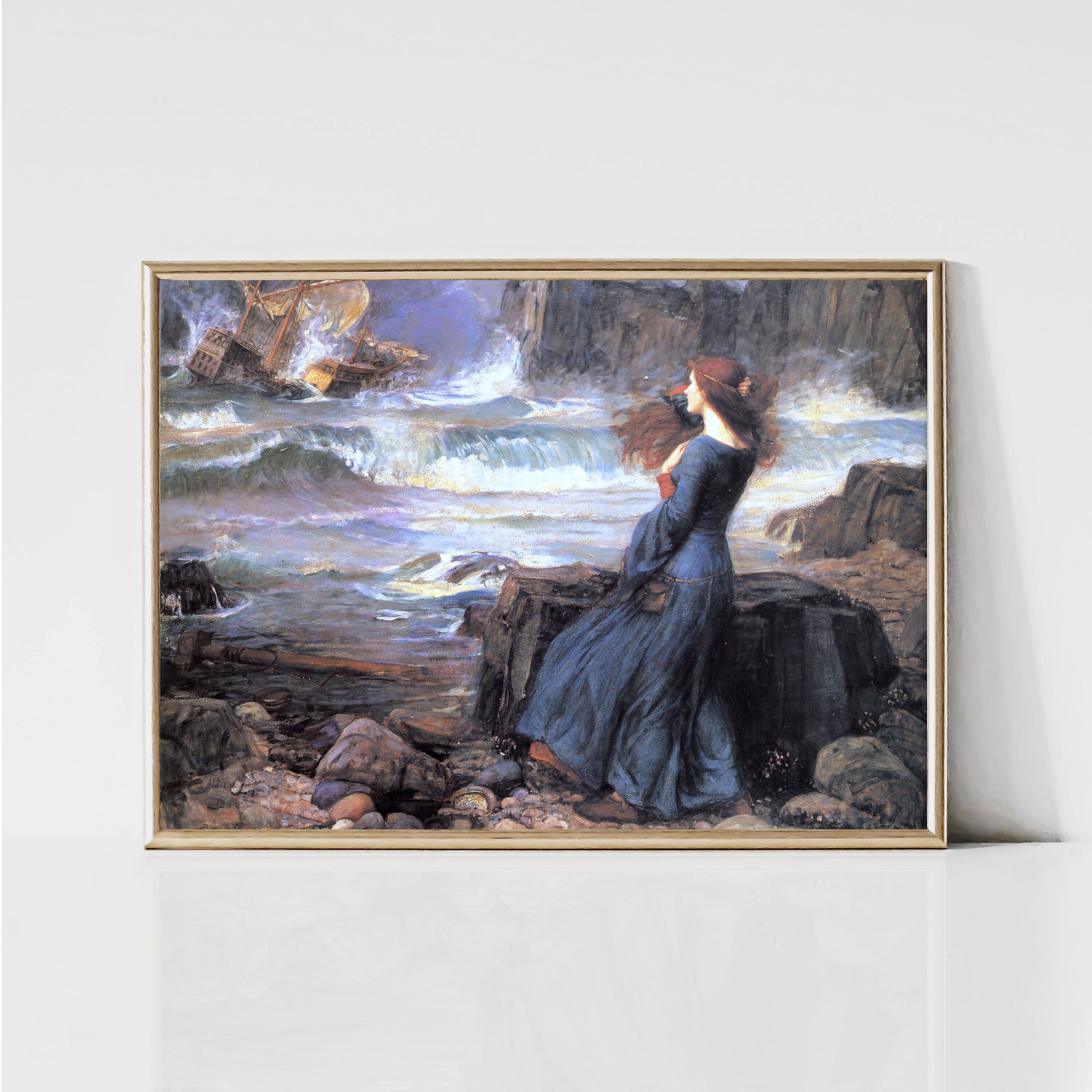 Miranda (The Tempest) John William Waterhouse Pre-Raphaelit - Inspire ...
