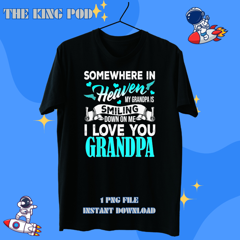 Proud My Grandpa In Heaven Happy Father DayProud Of Grandpa | Inspire ...