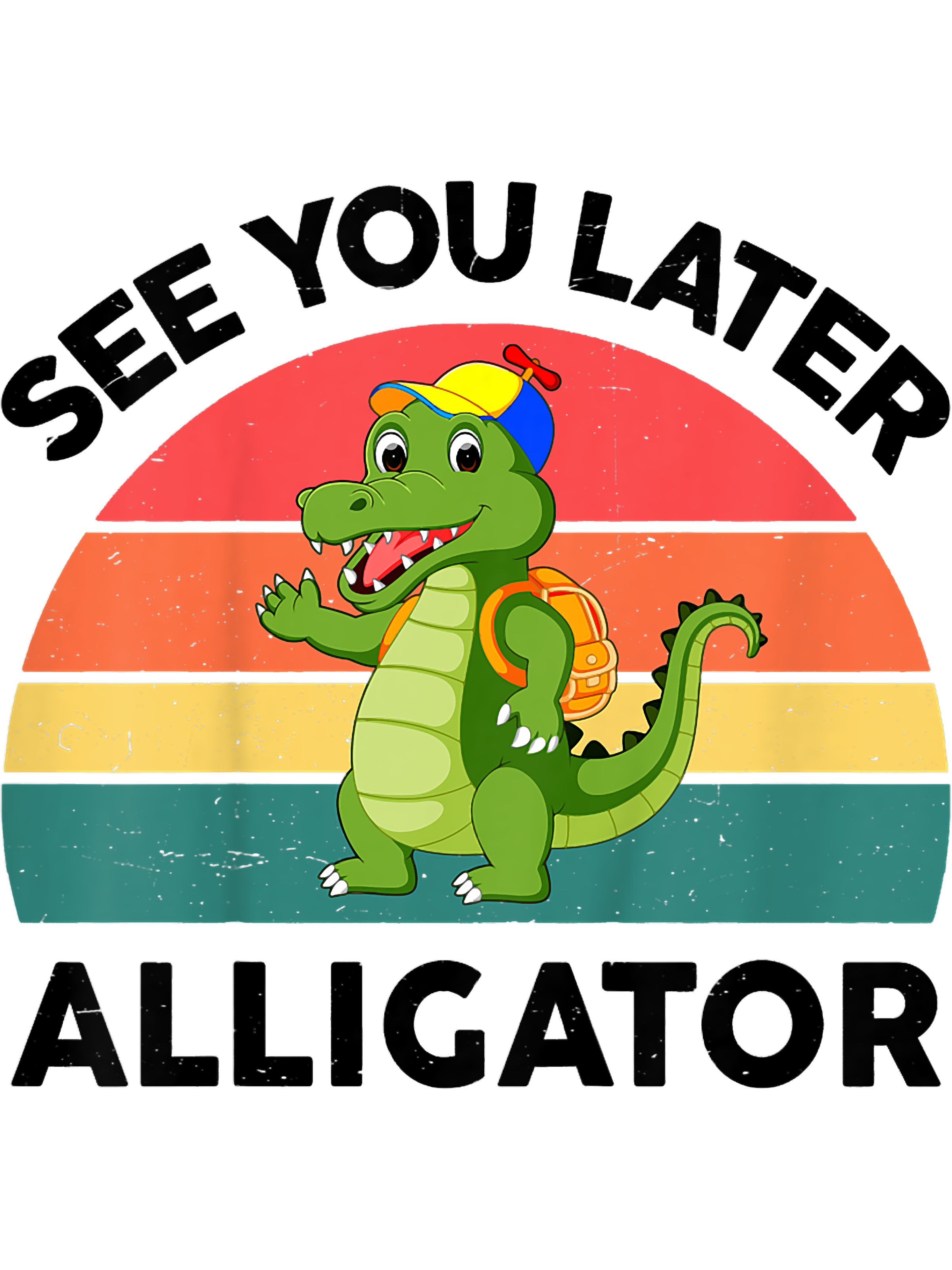 Kids See You Later Alligator Shirt Toddler Funny Gator Croco | Inspire ...