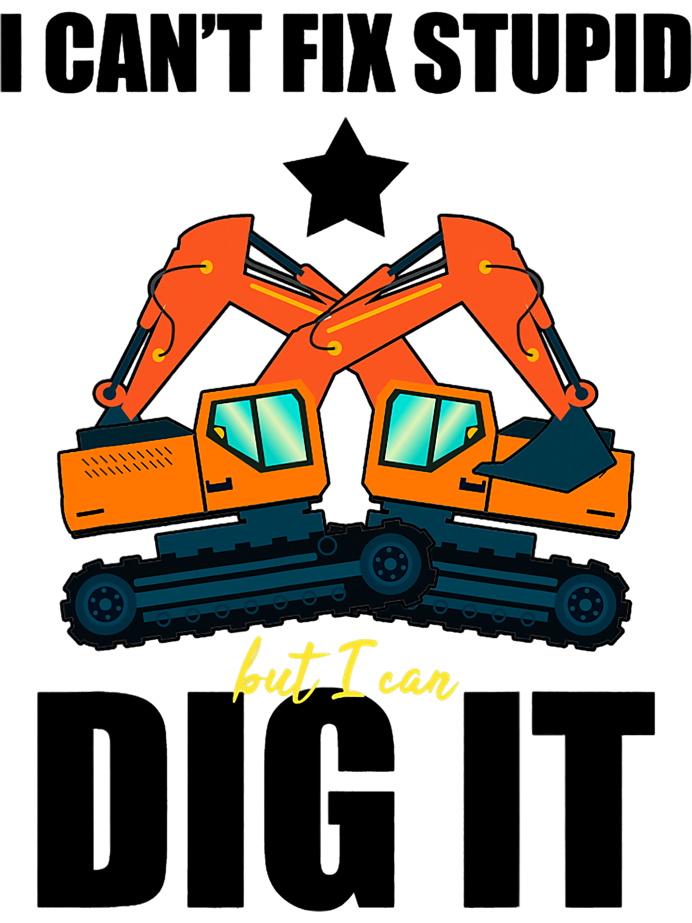 Mens Excavator Operator Quote for Excavator Sand Digger 98 | Inspire Uplift