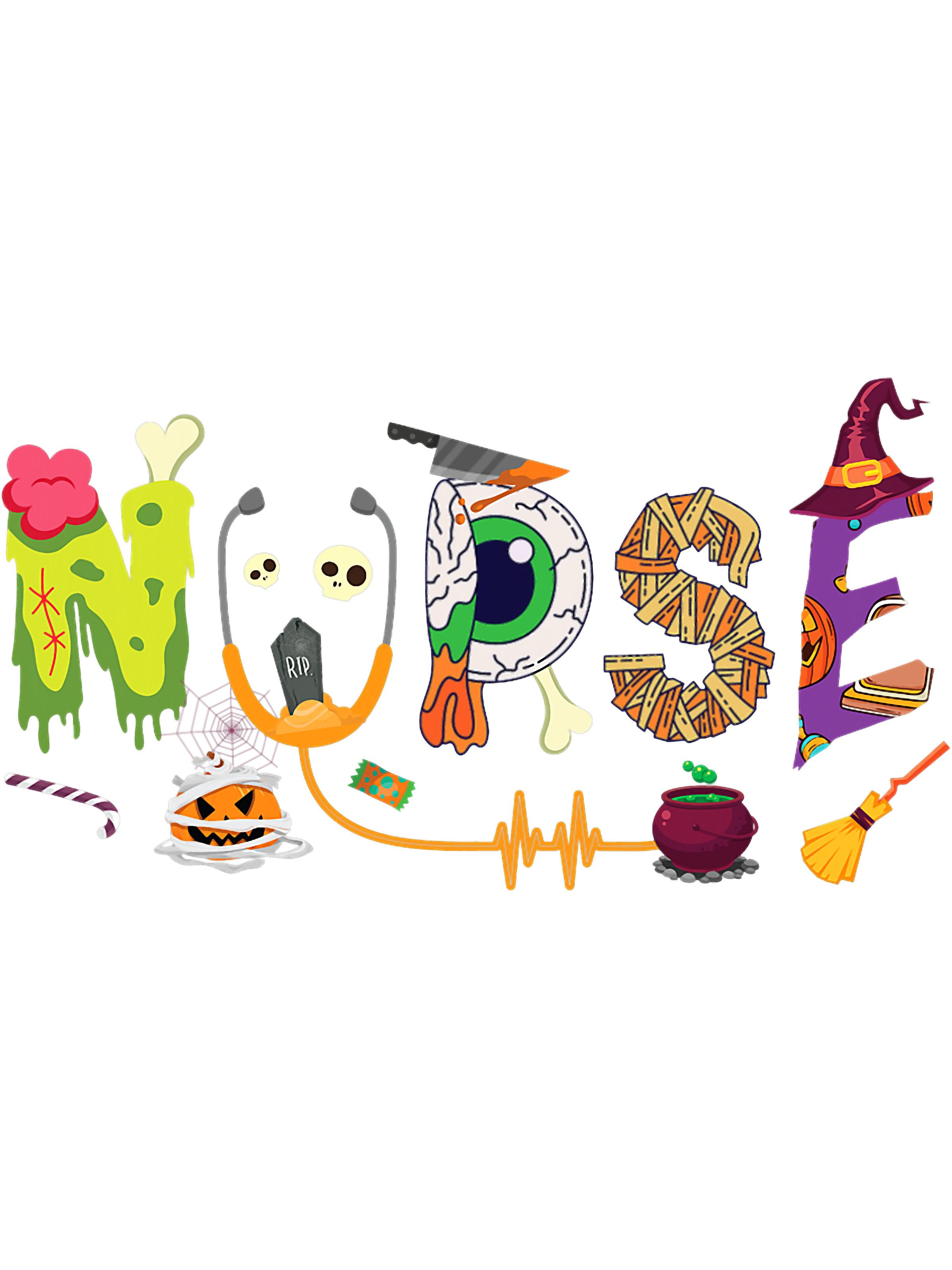 Nurse Halloween Stethoscope Horror Pumpkin Witch Costume, Pn | Inspire ...