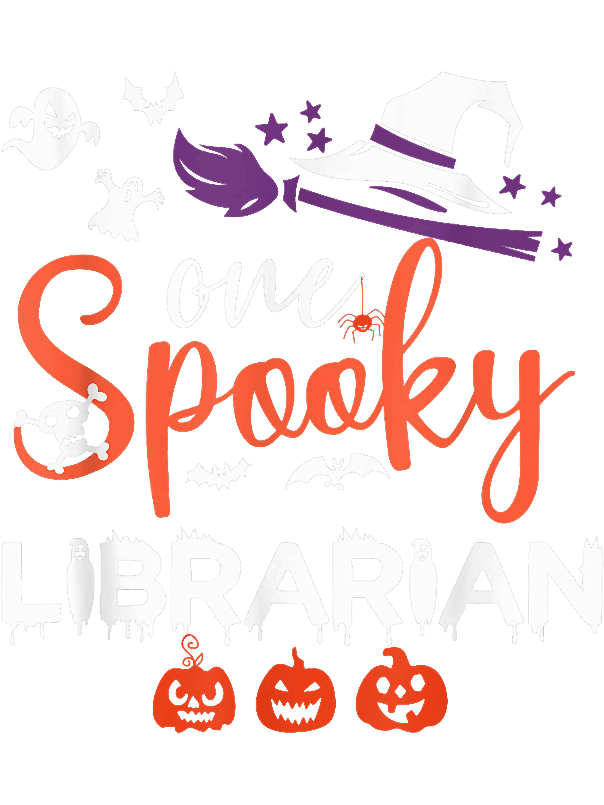 One Spooky Librarian Funny Librarian Halloween Witch Costume | Inspire ...