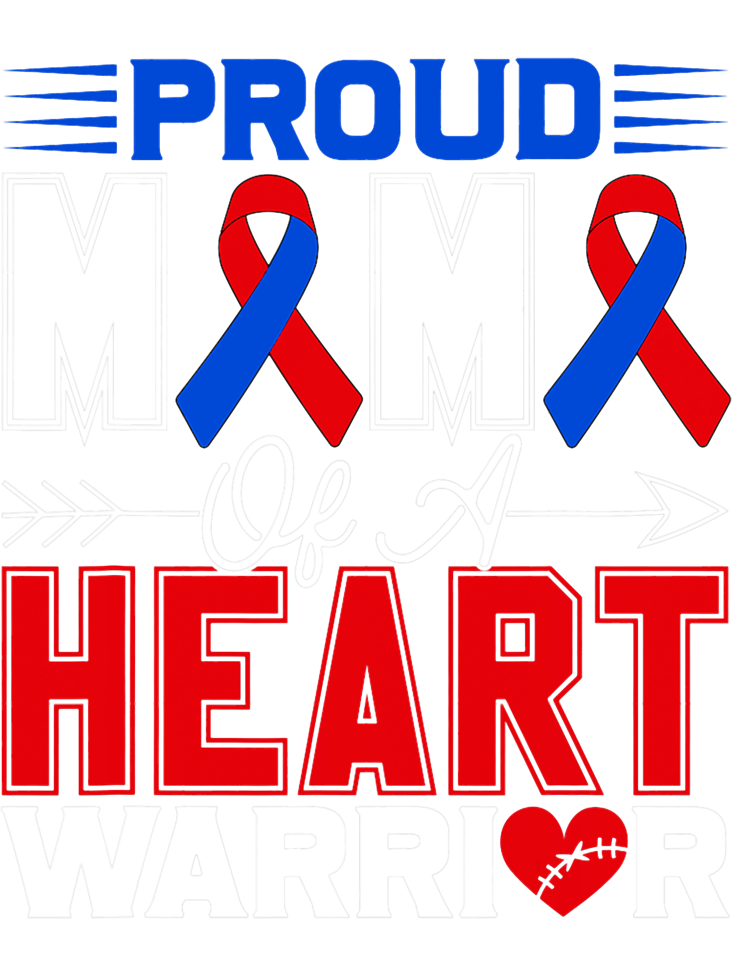 Proud Mimi Of A Heart Warrior CHD Awareness Month Support, P - Inspire Uplift