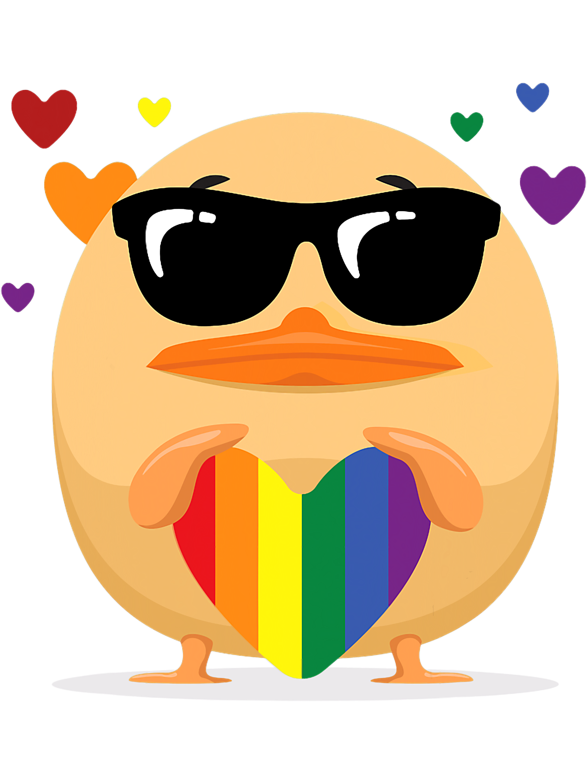Rainbow Heart Lgbtq Gay Pride Chicken, Png, Png For Shirt, P | Inspire ...