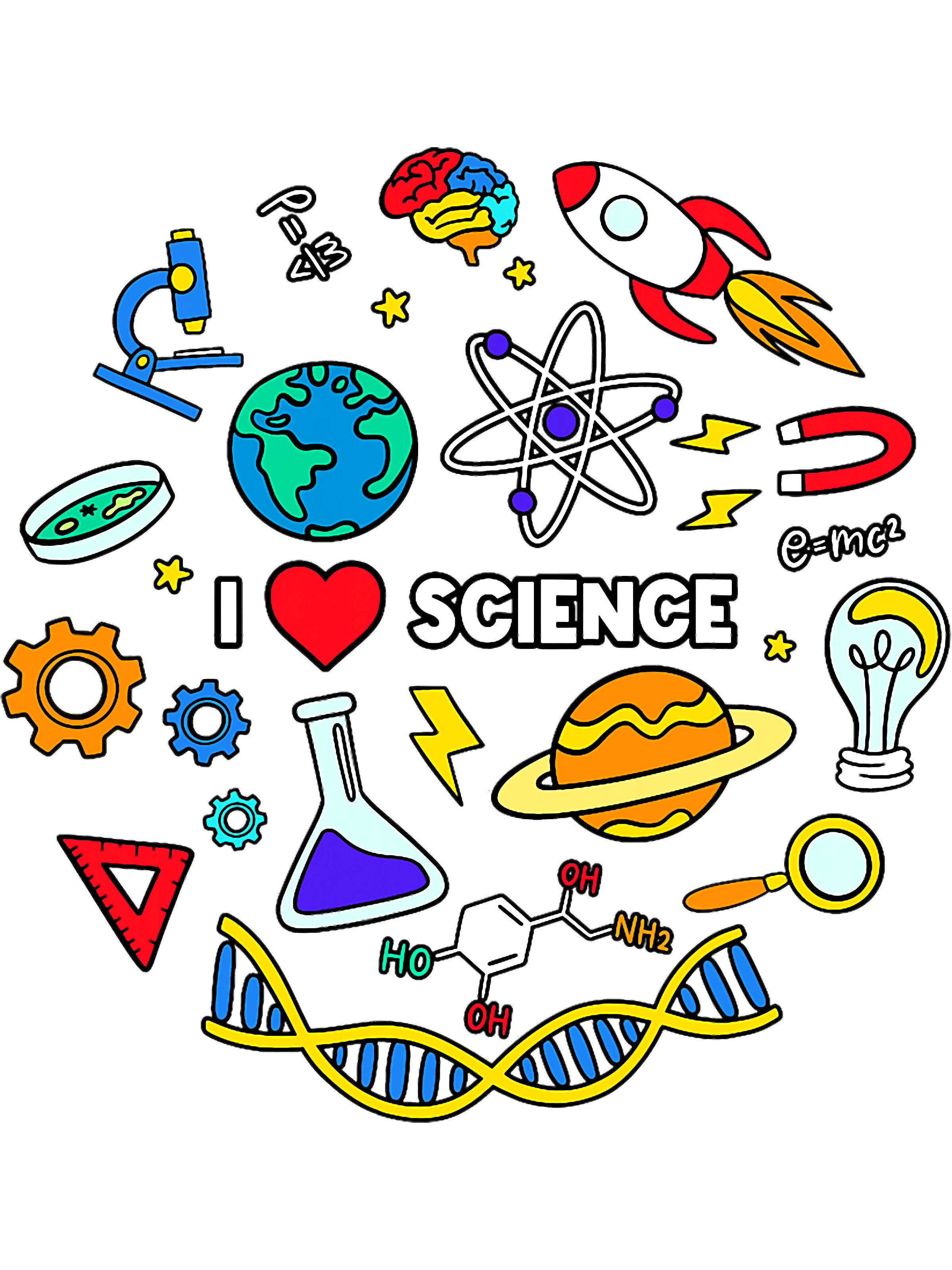 science lover chemistry biology physics love science, Png, P | Inspire ...