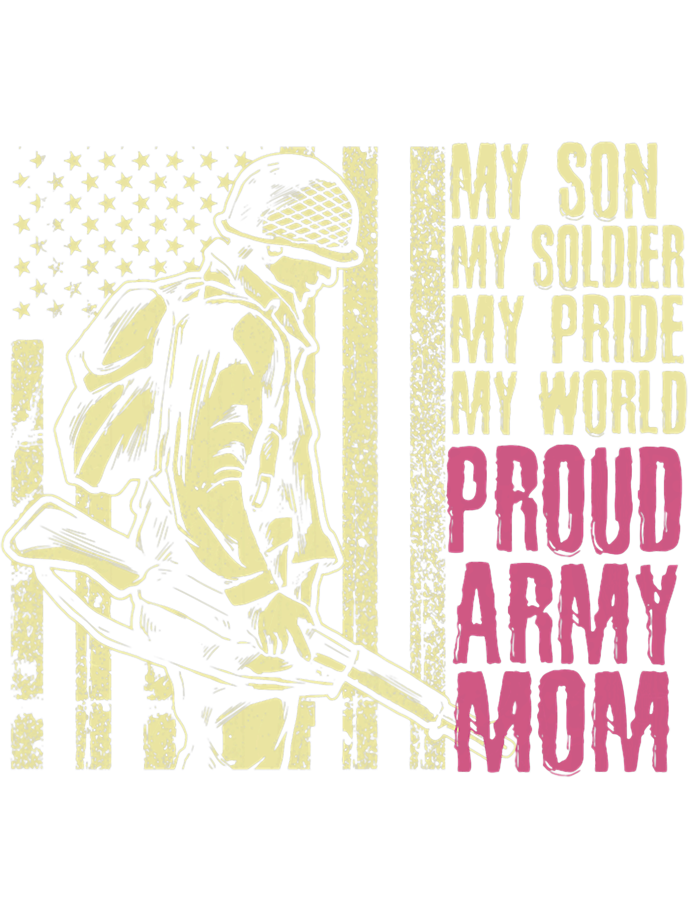 Womens My Son My Soldier Hero Proud Army Mom US Military Mot | Inspire ...