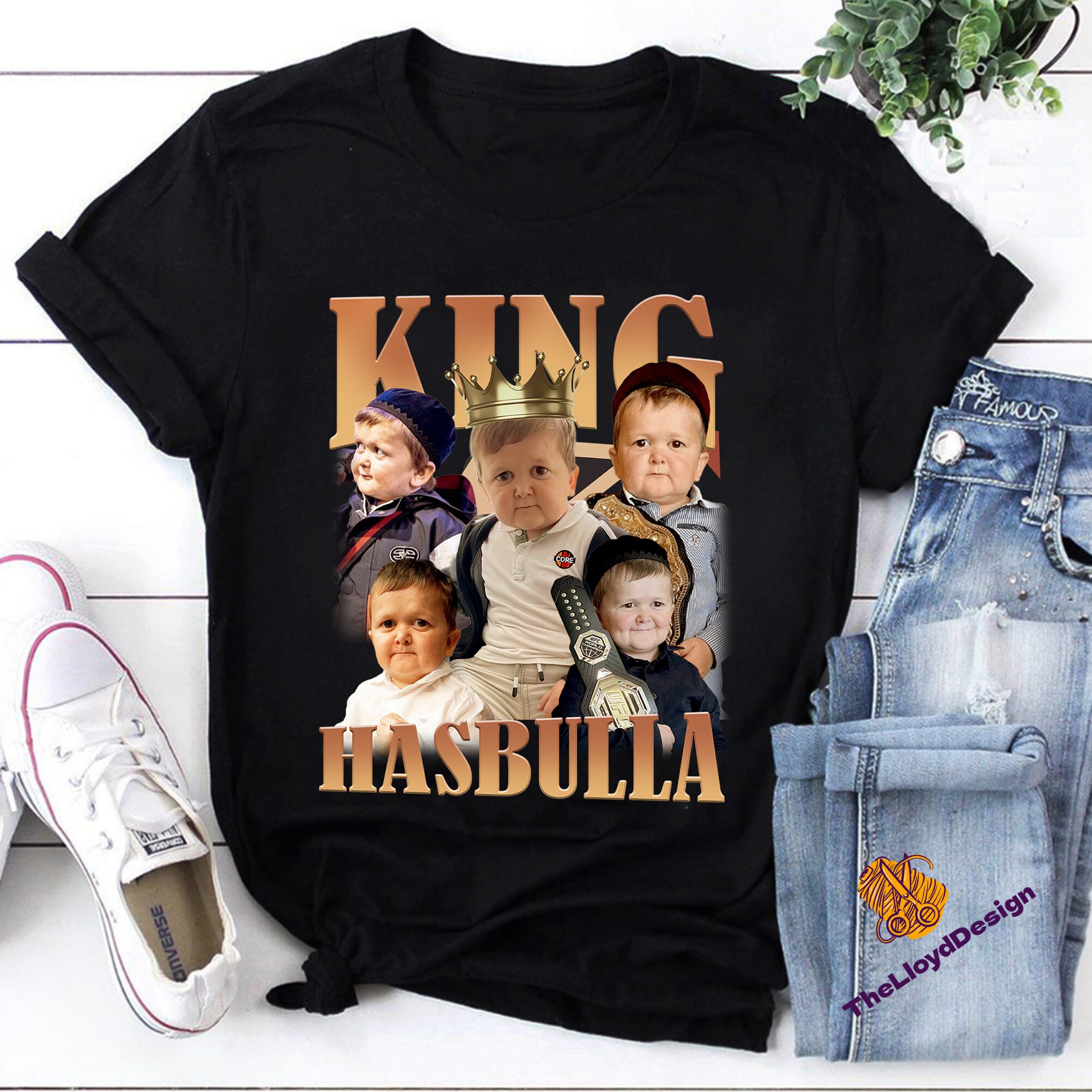 Hasbulla Magomedov T-Shirt, King Hasbulla Shirt, King Hasbul | Inspire ...