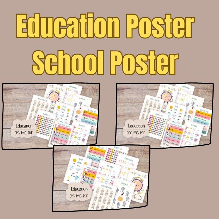 Education Poster, School Poster | Inspire Uplift