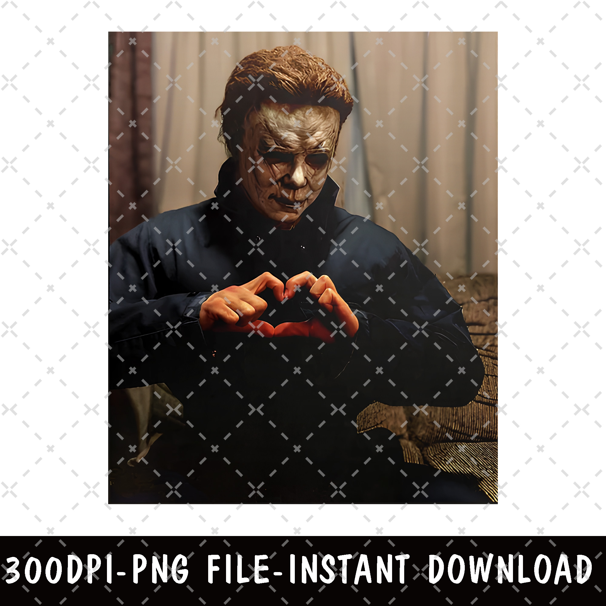 Michael Myers Scream Heart Hands Halloween png, Michael Myer | Inspire ...