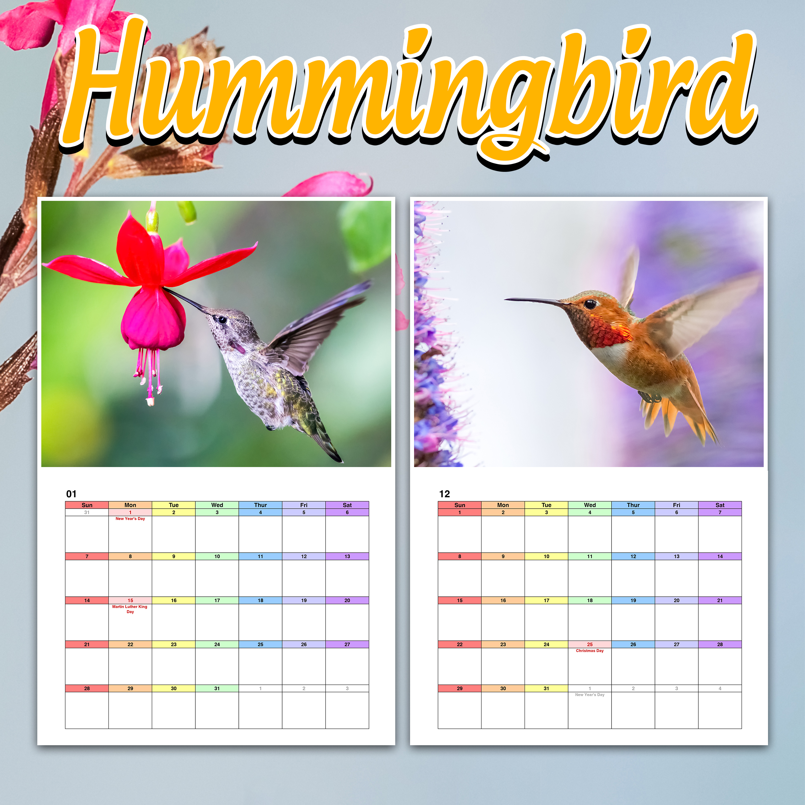 Hummingbird - The Digital Calendar - PDF - Inspire Uplift