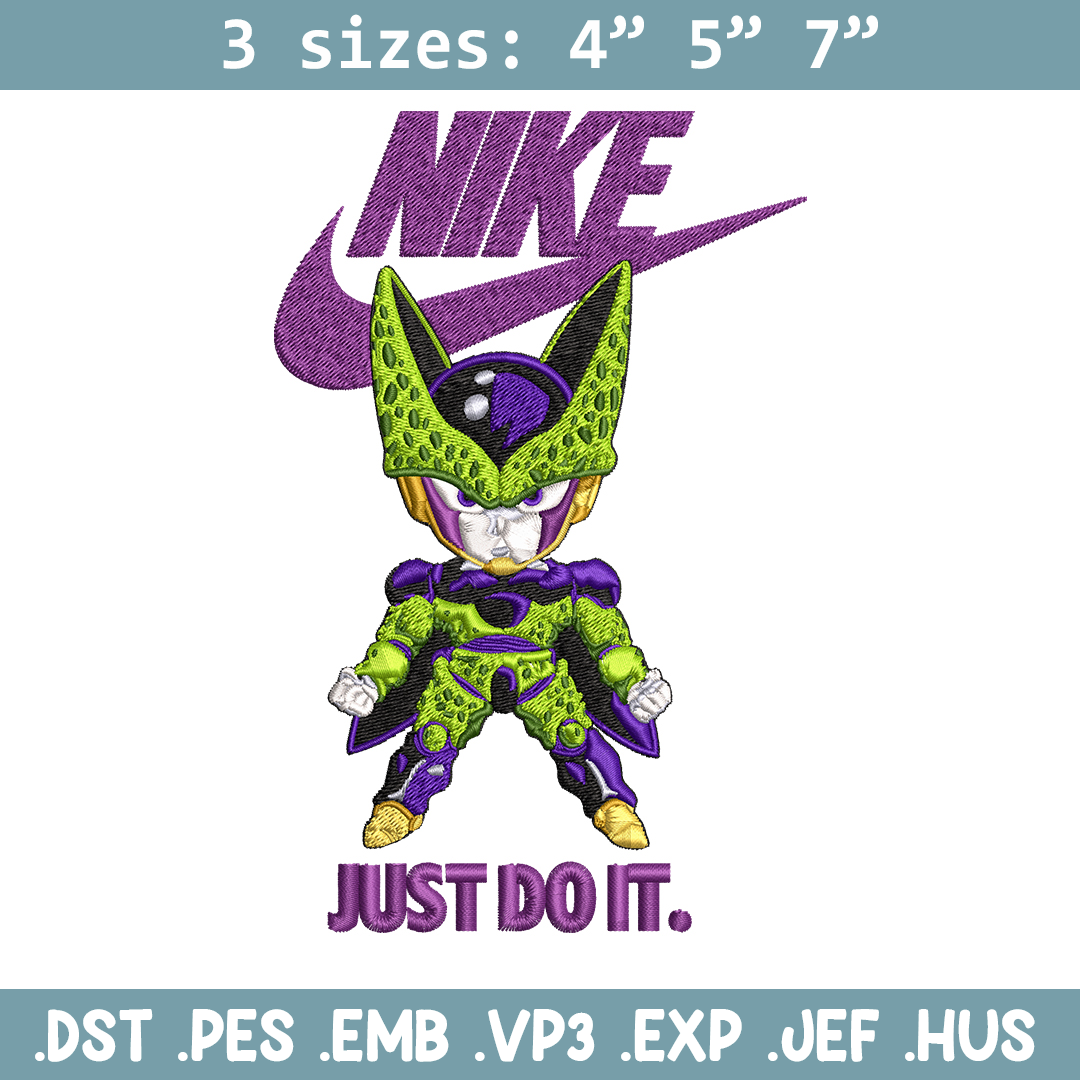Cell dragon ball Embroidery design, dragon ball Embroidery, | Inspire ...