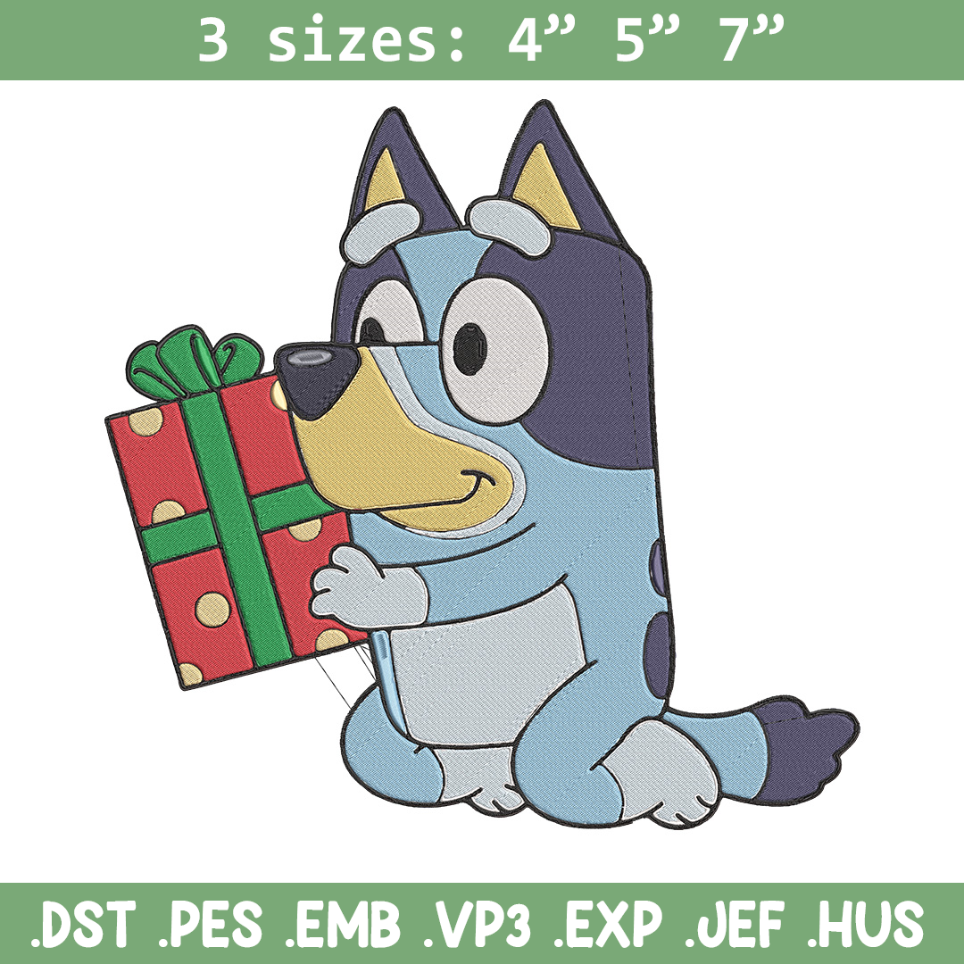 Bluey gift Embroidery Design, Bluey Embroidery, Embroidery F - Inspire ...