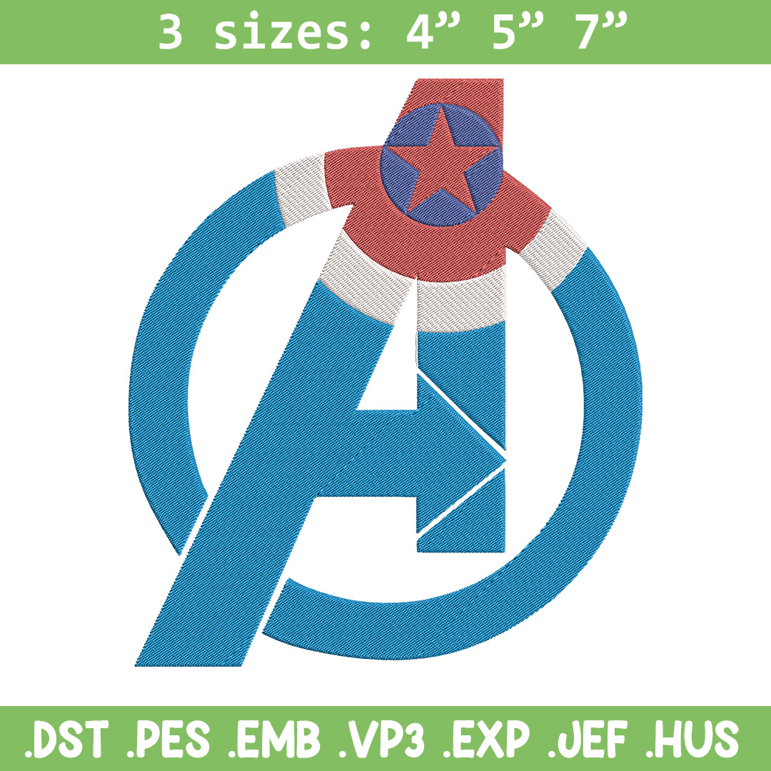 Captain america Embroidery Design, Marvel Embroidery, Embroi | Inspire ...