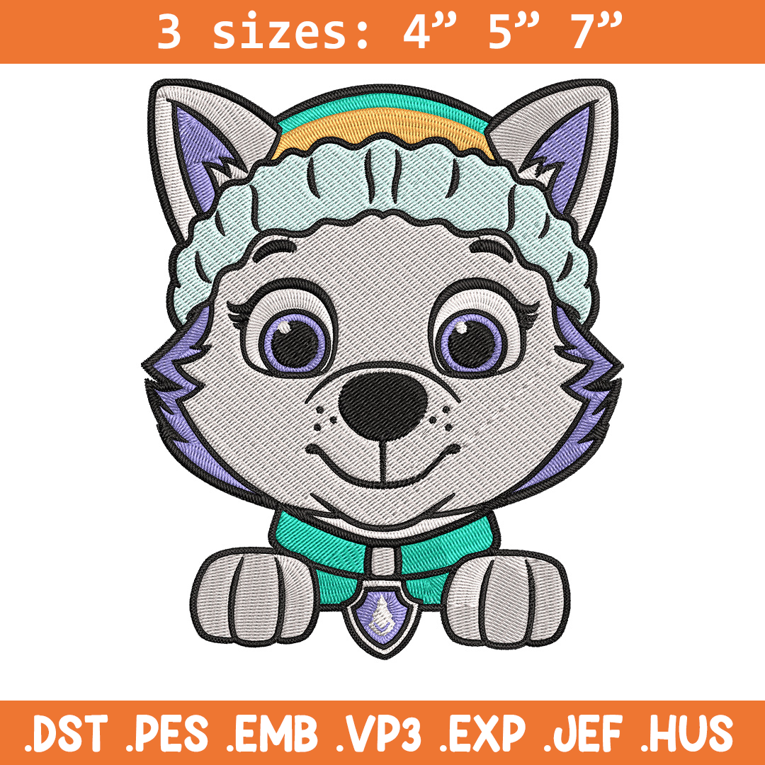 Everest Dog Embroidery Design, Paw Patrol Embroidery, Embroi | Inspire ...
