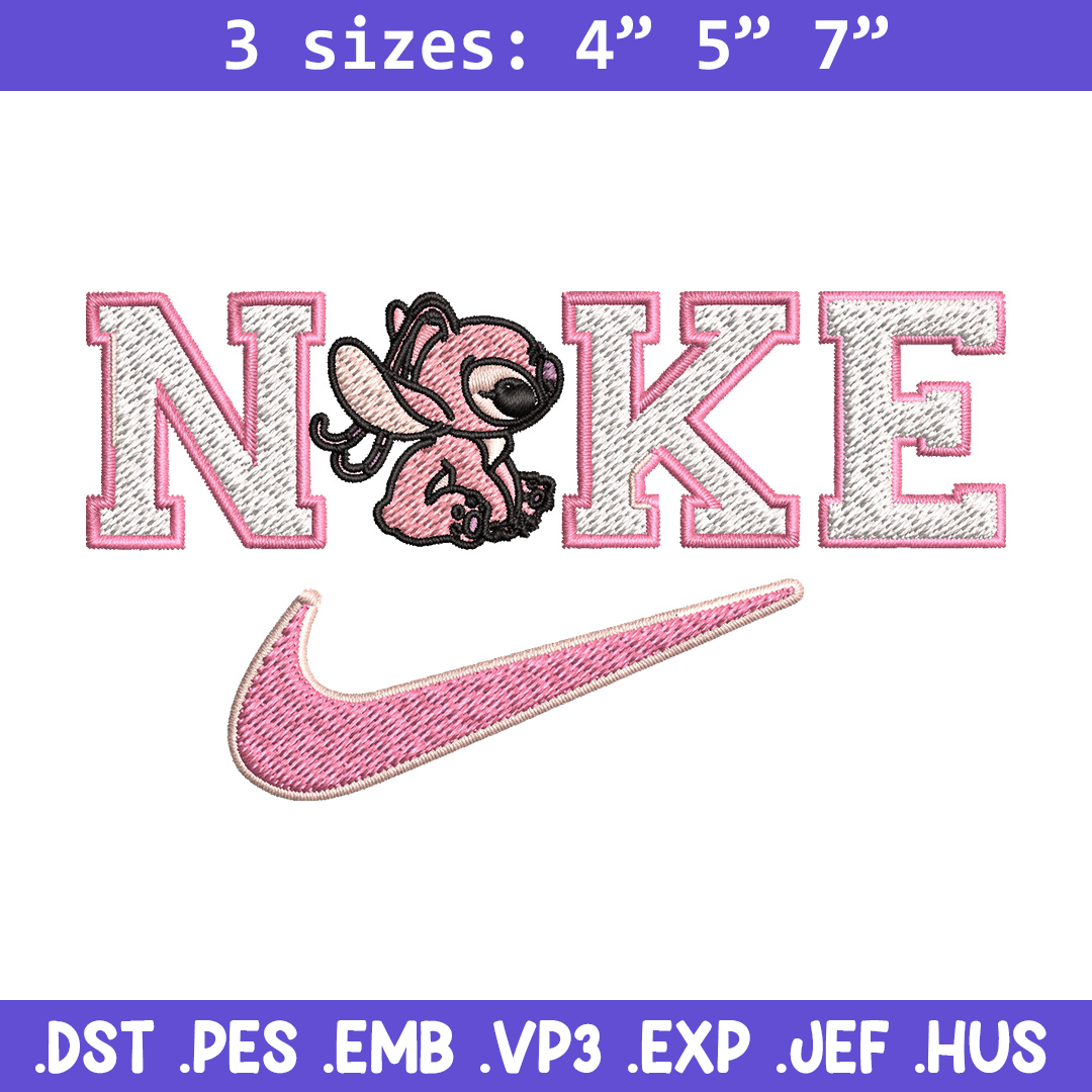 Nike pink stitch Embroidery Design, Stitch Embroidery, Nike | Inspire ...