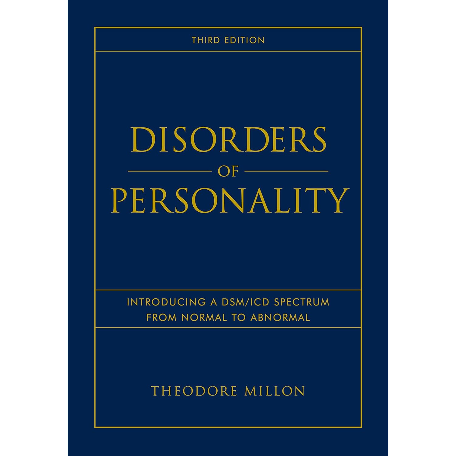 Disorders of Personality: Introducing a DSM / ICD Spectrum f | Inspire ...