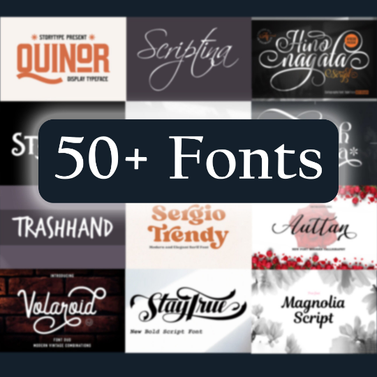 Different Fonts Cursive Fonts Fonts For Cricut Calligraphy F | Inspire ...
