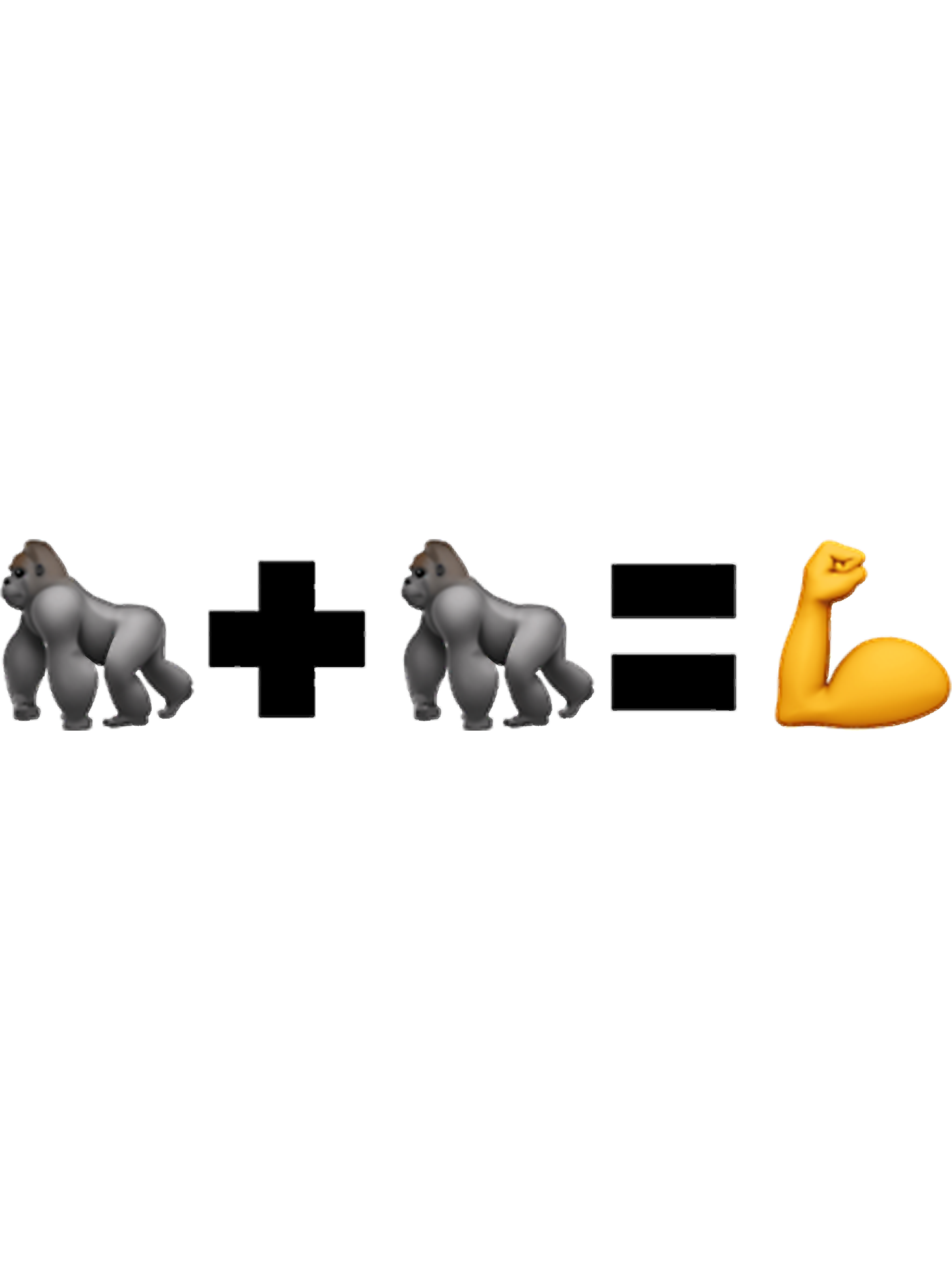 Apes Strong Together Emoji | Inspire Uplift