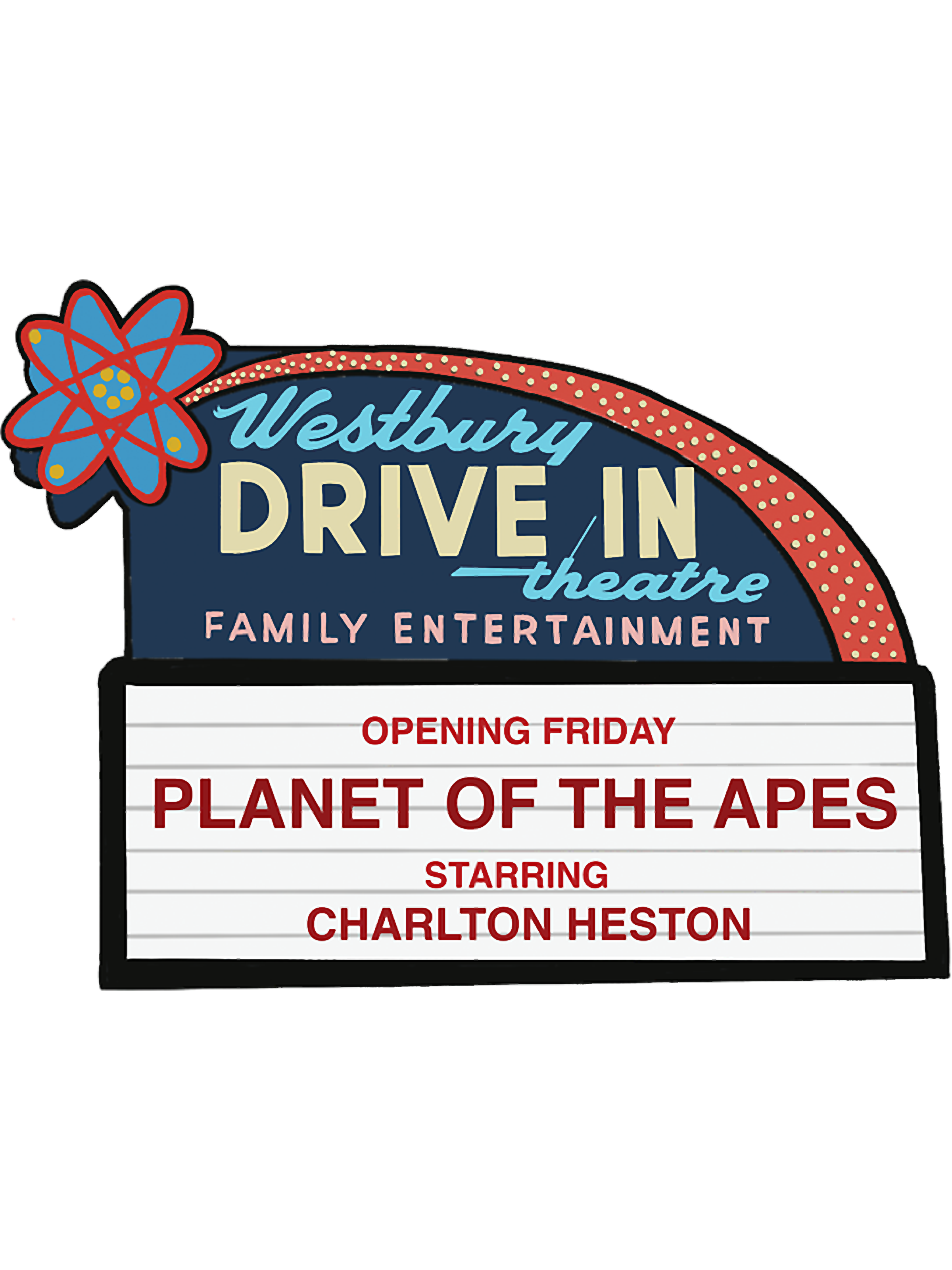 DriveIn Movie Planet of the Apes Marquee | Inspire Uplift