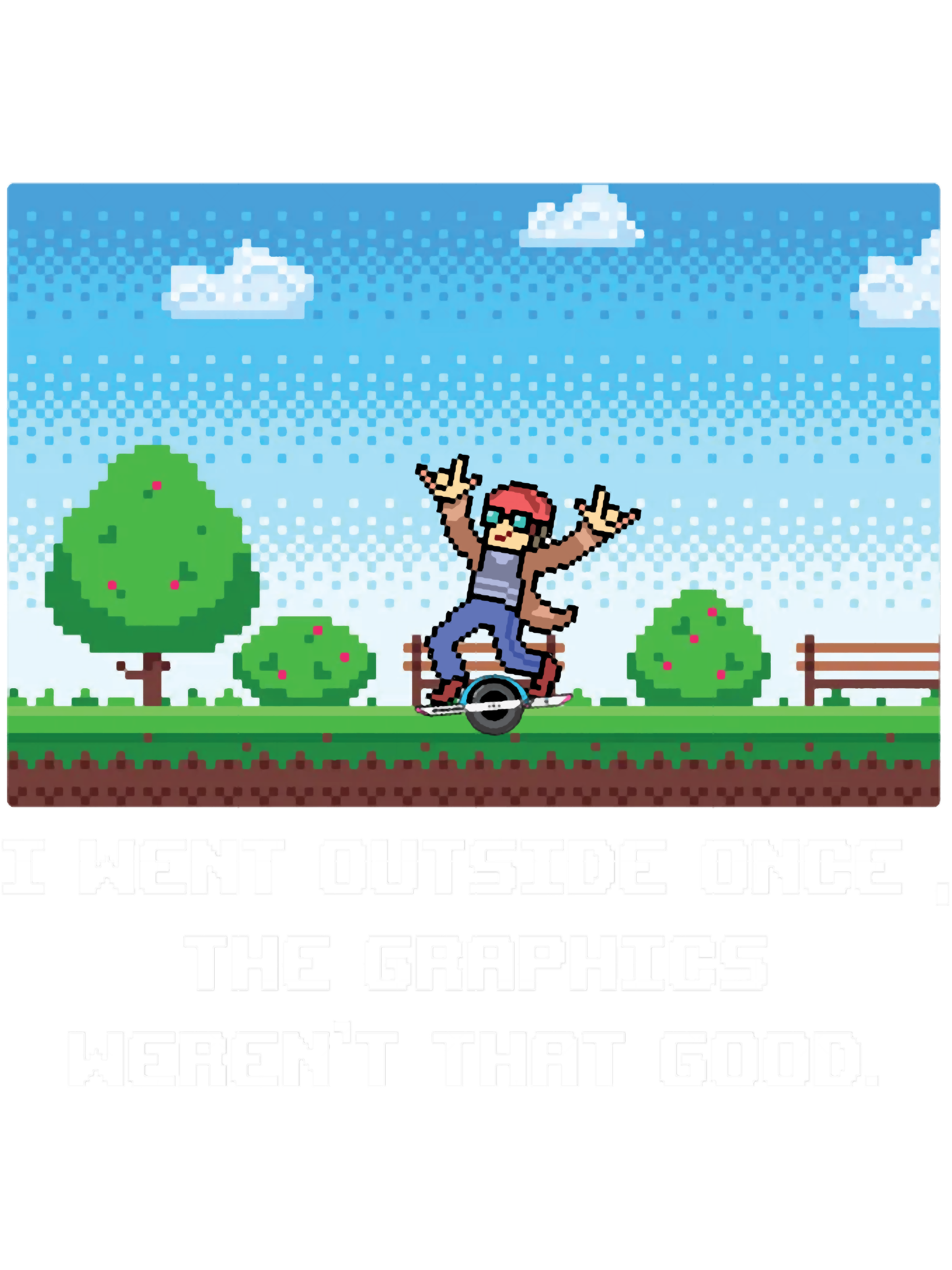 funny onewheel design pixel art For video games lovers i wen | Inspire ...