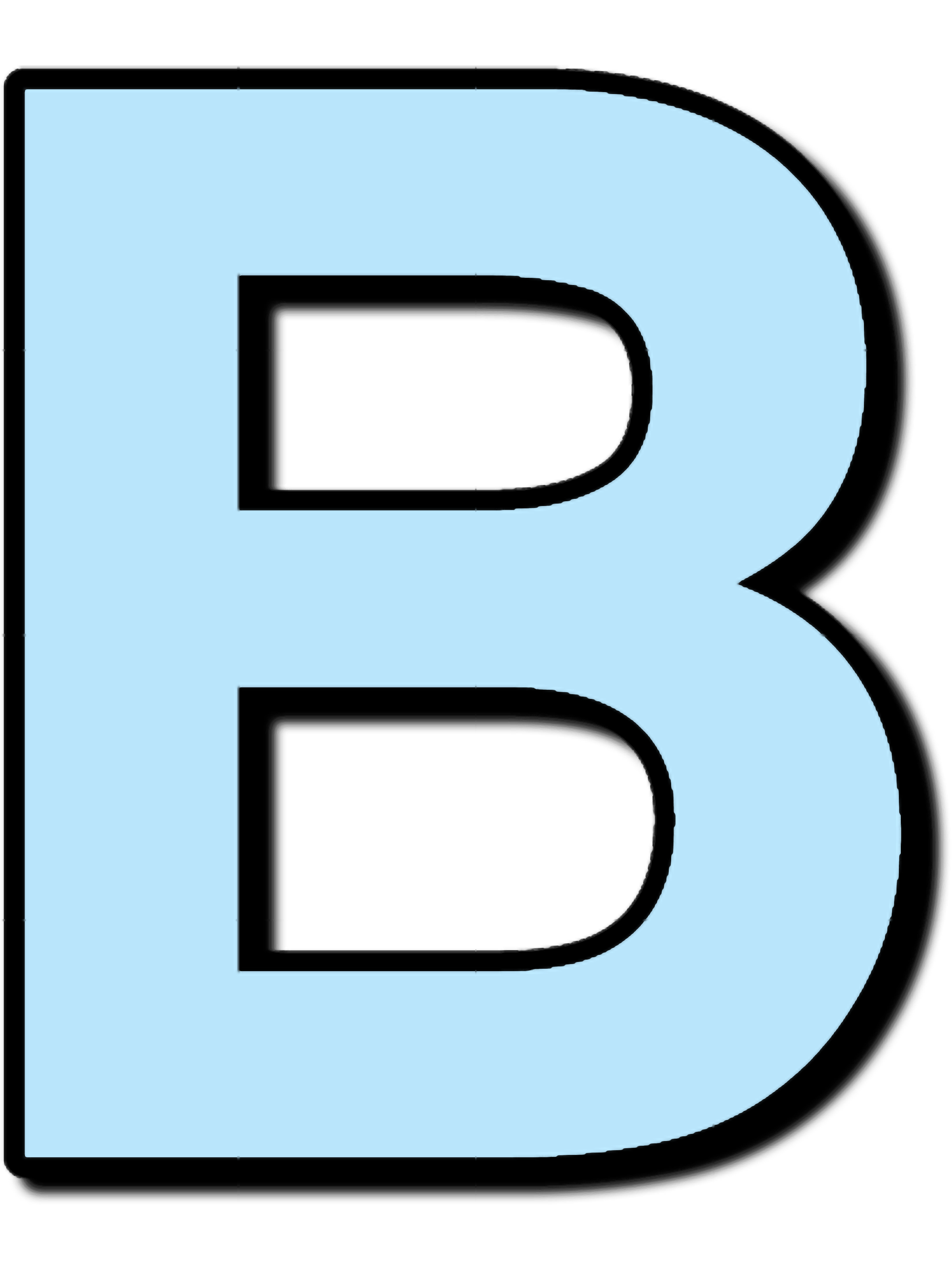 Blue letter B - Inspire Uplift