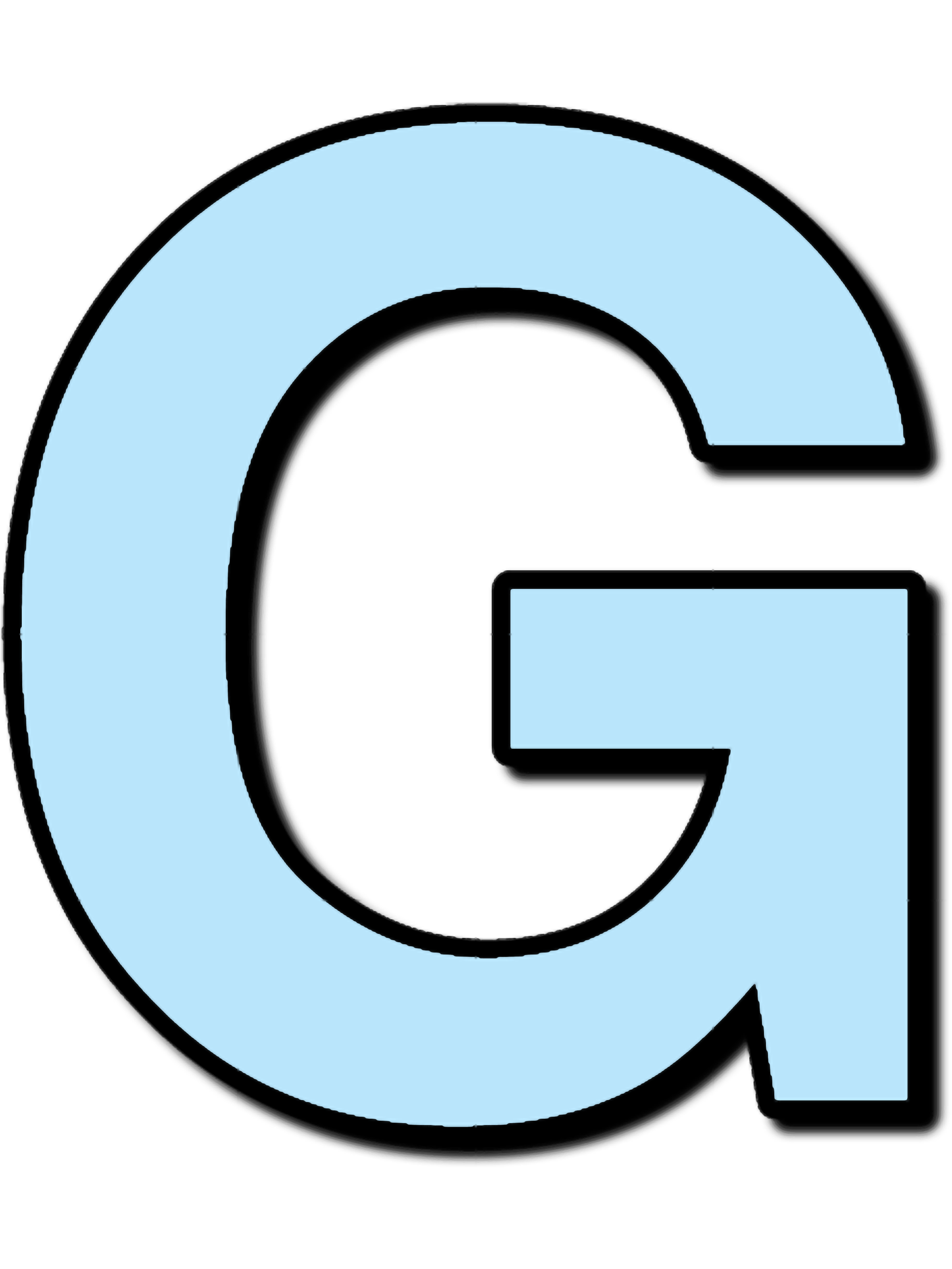 Blue letter G | Inspire Uplift