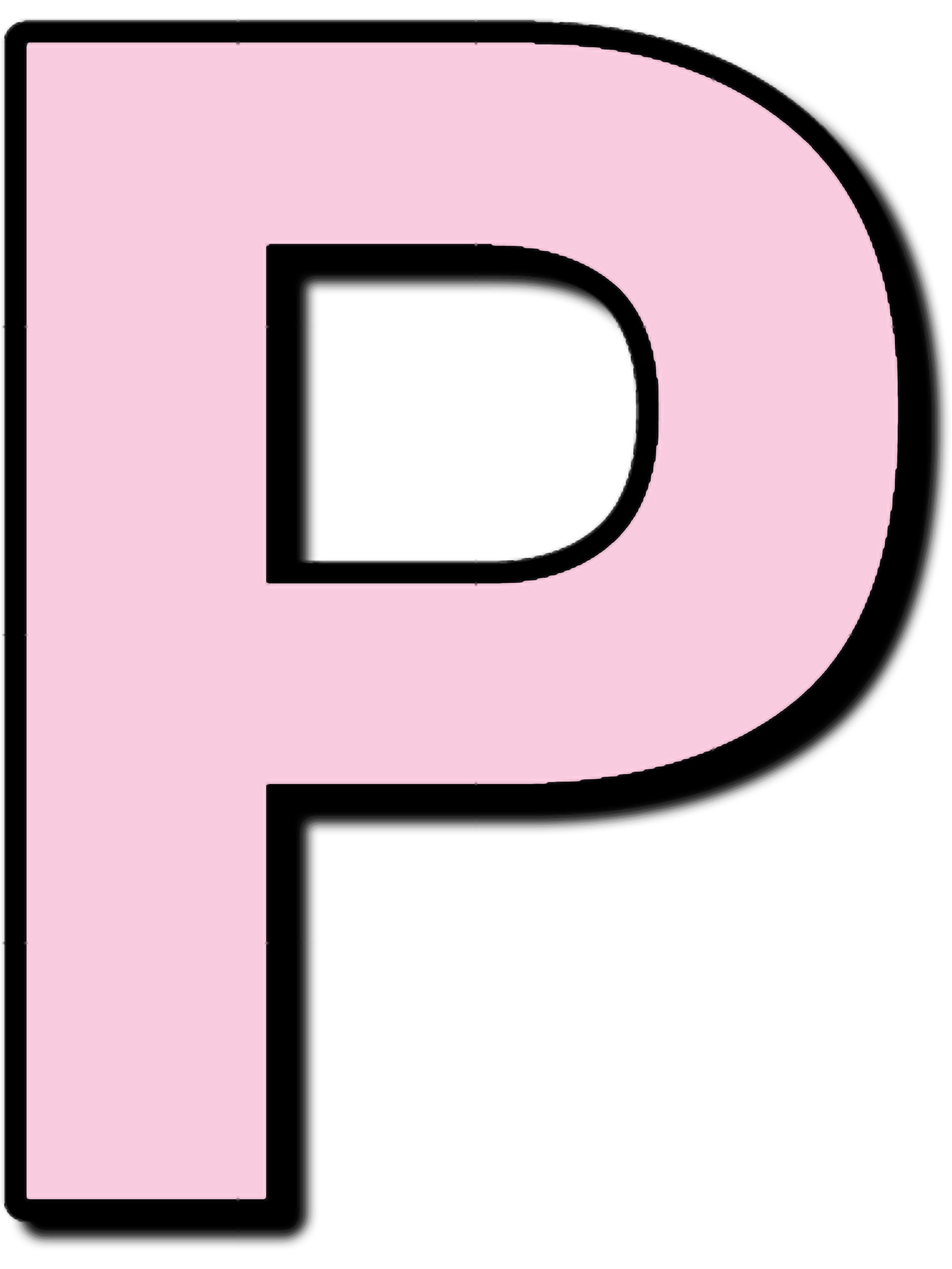 Pink letter P - Inspire Uplift