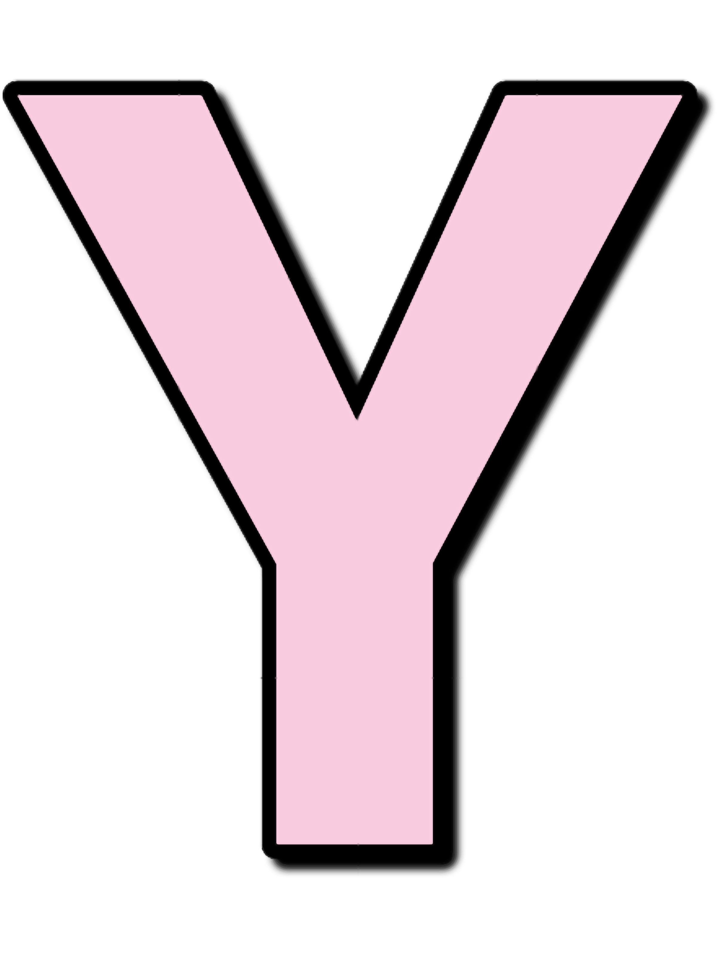 Pink letter Y | Inspire Uplift