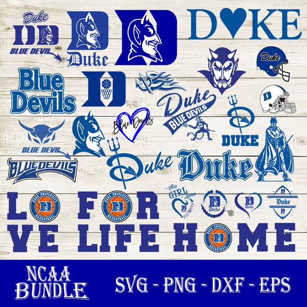Duke Blue Devils SVG Bundle, Duke Blue Devils SVG, NCAA, Spo - Inspire ...