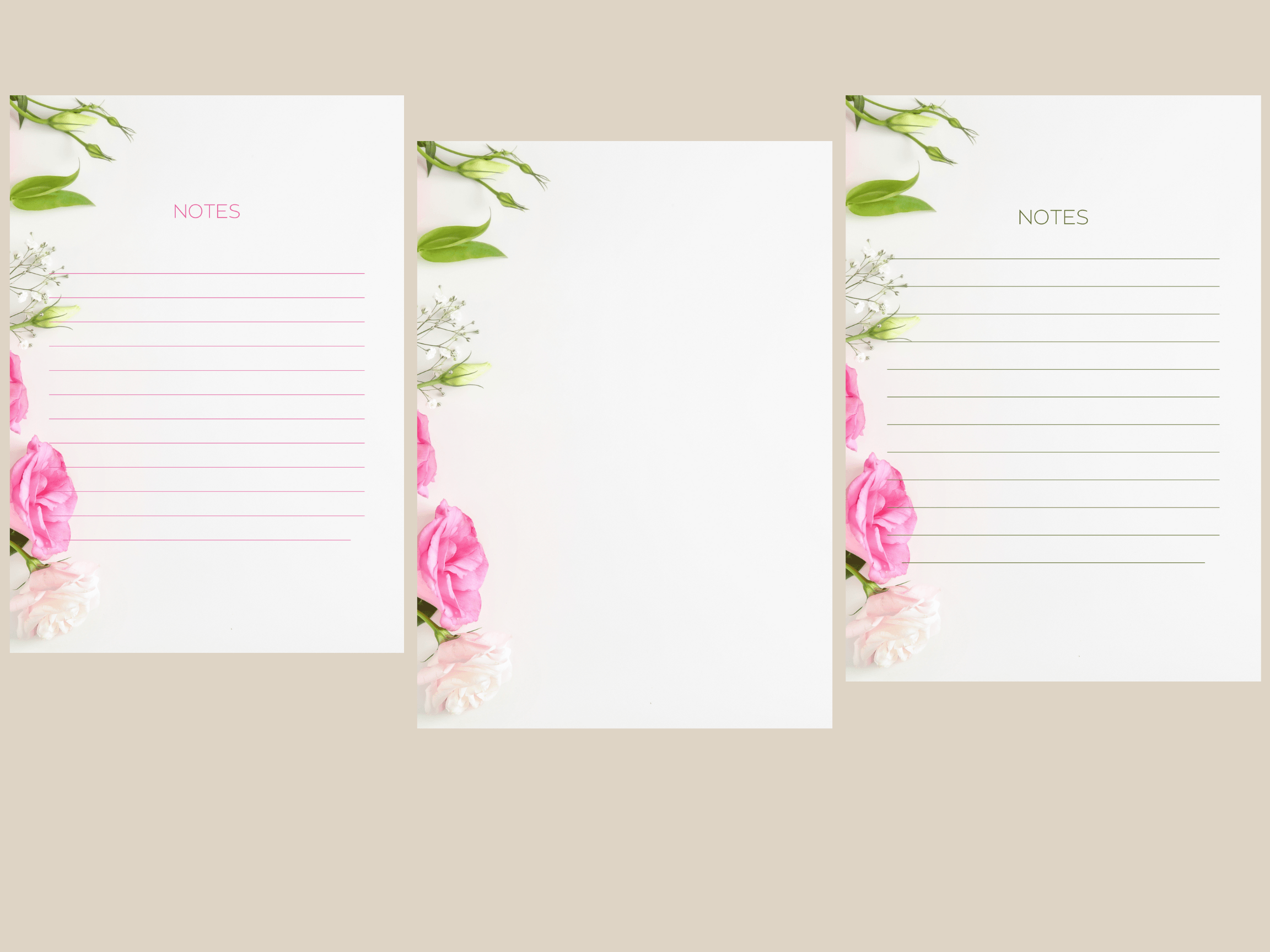 Rose journal pages, Blank journal pages, Roses journal kit, | Inspire ...