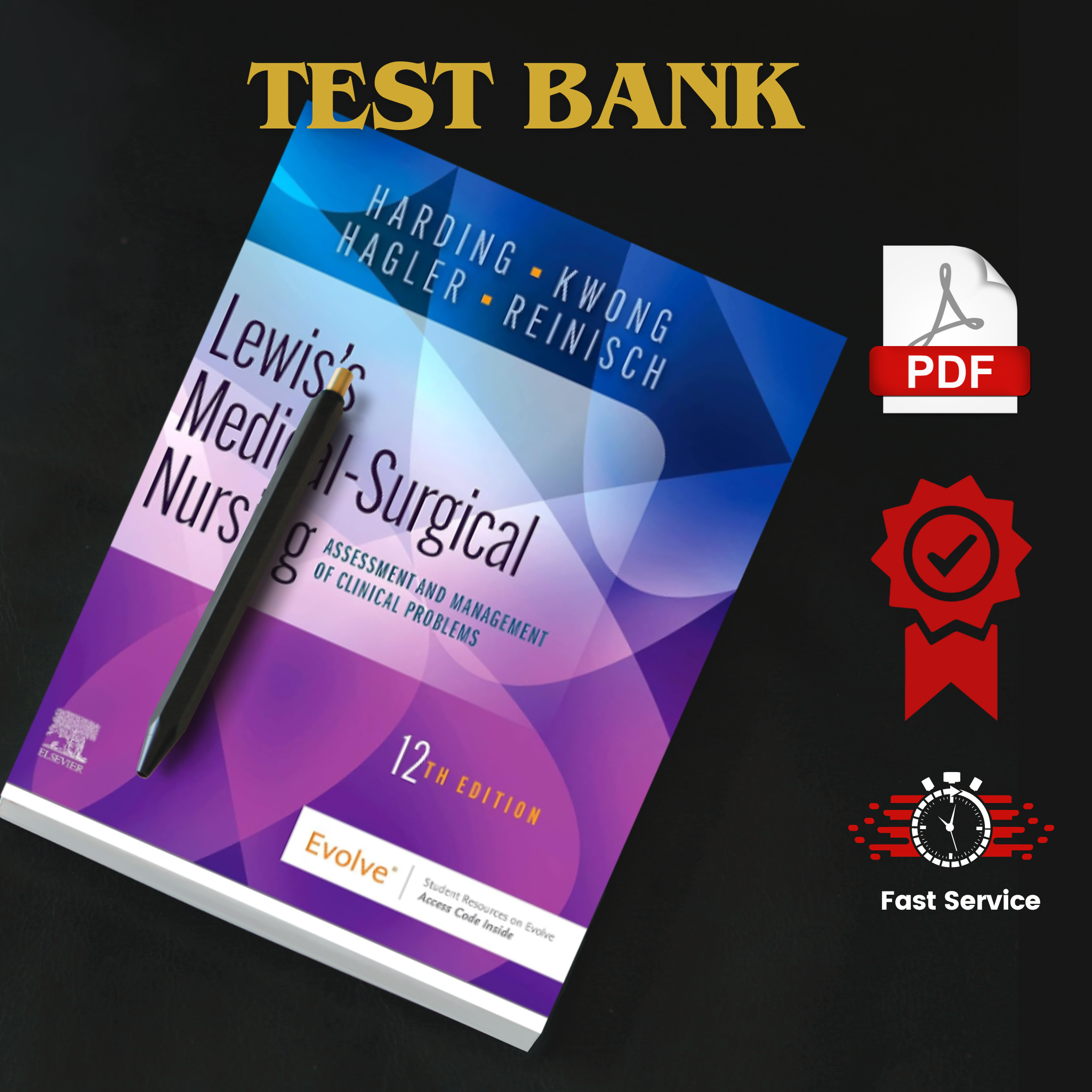 Test Bank for Lewis_s Medical Surgical Nursing, 12th Edition | Inspire ...