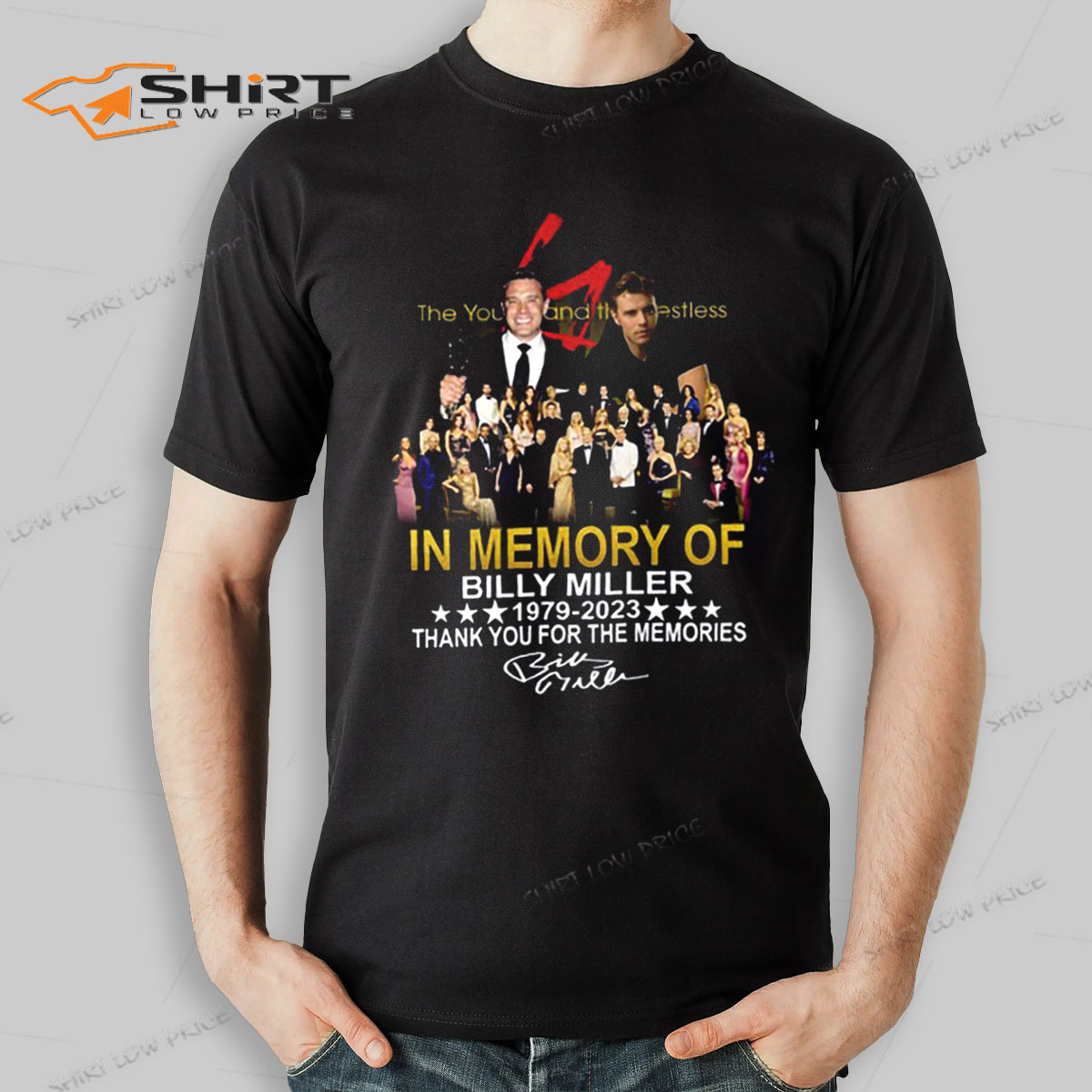 The Young And The Restless In Memory Of Billy Miller T-Shirt | Inspire ...