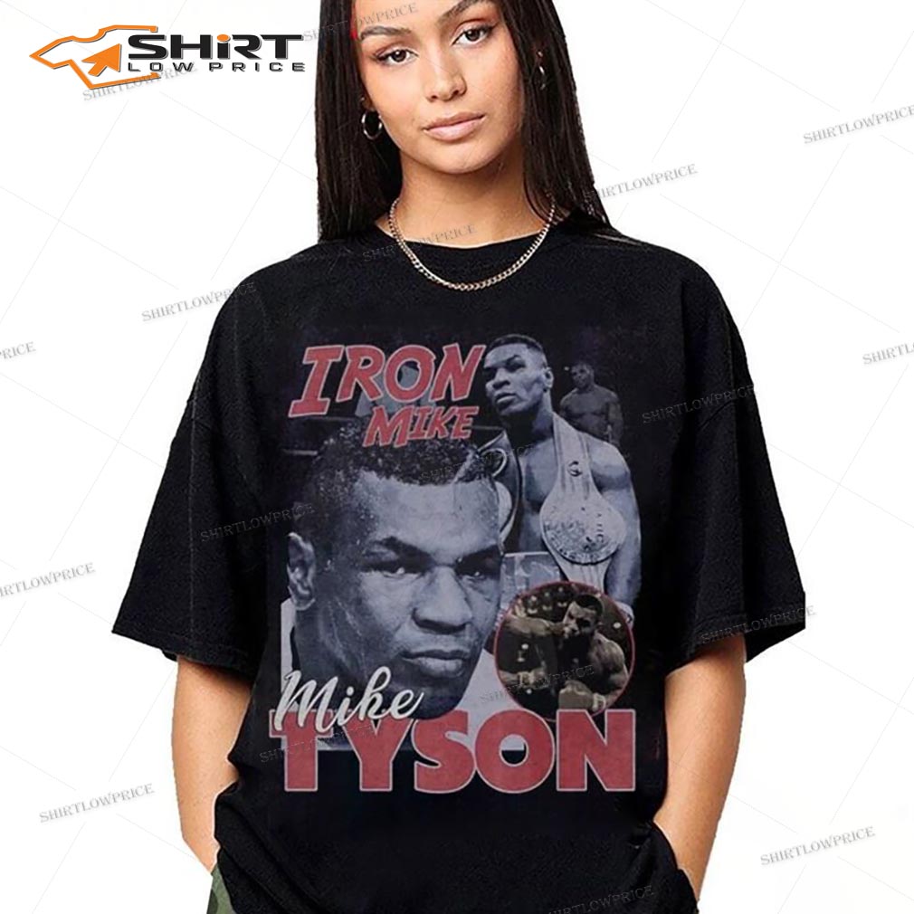 90S Vintage Mike Tyson Iron T-Shirt Boxing Sport Legend | Inspire Uplift