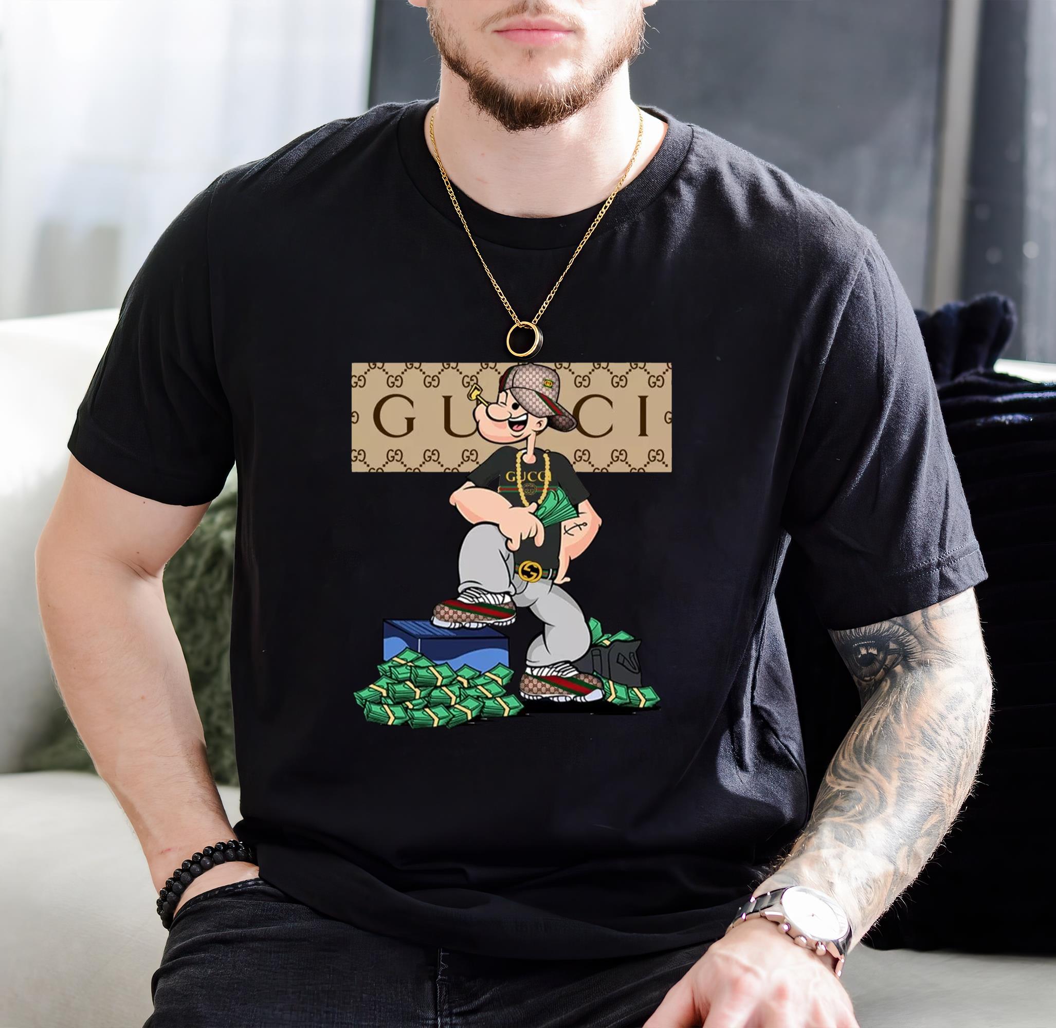 Gucci Vintage Shirt Popeye funny for Men Women | Inspire Uplift