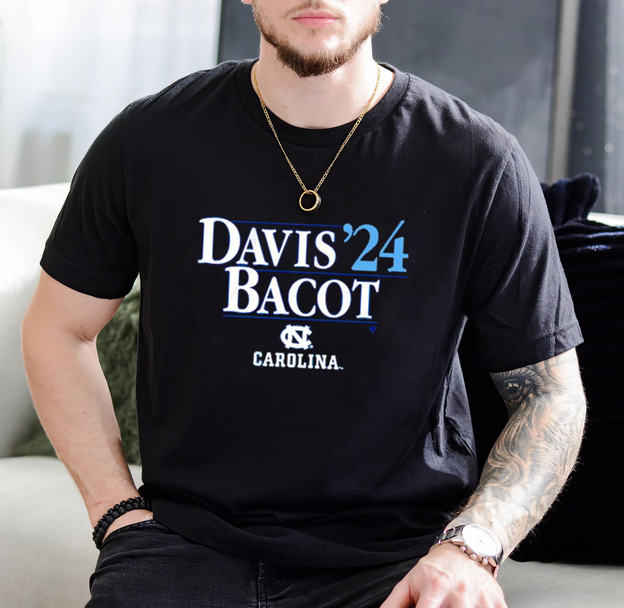 UNC-Basketball-Davis-Bacot-24-NIL-Shirt | Inspire Uplift