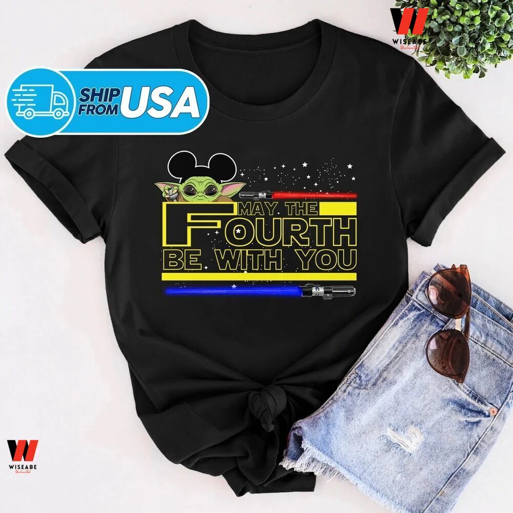 Vintage Star Wars Baby Yoda May The 4th Be With You T Shirt, | Inspire ...