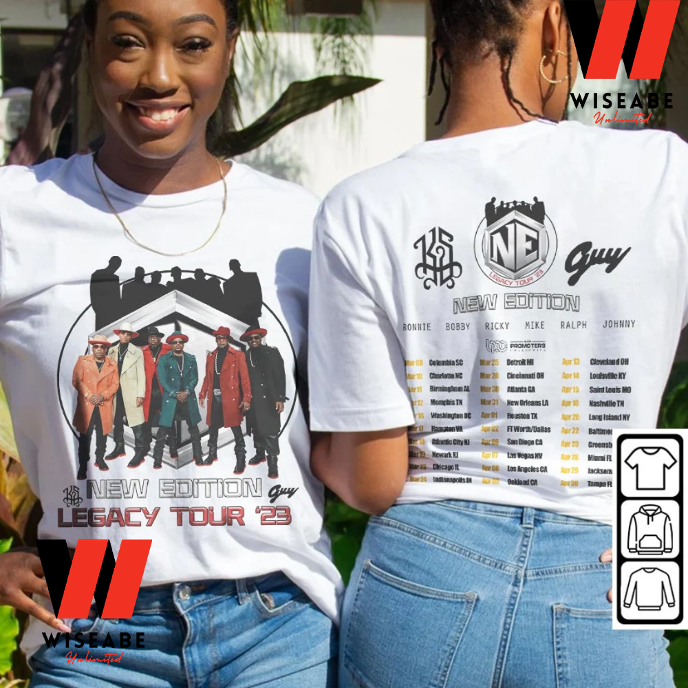Unique Music Band New Edition Legacy Tour 2023 T Shirt | Inspire Uplift