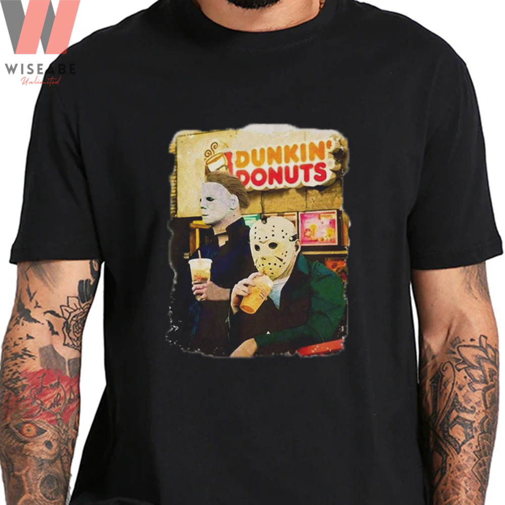 Funny Myers And Jason Voorhees Dunkin Donuts Vintage Michael | Inspire ...