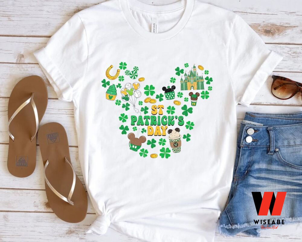Disney Mickey Mouse Ears Shamrock Clover Couples St Patricks | Inspire ...