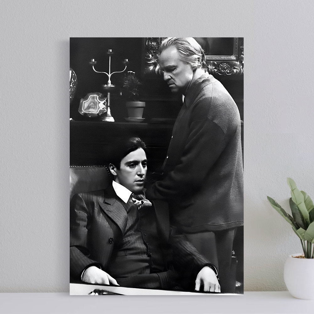 The Godfather Poster, Don Vito & Michael Corleone, Film Prin - Inspire ...