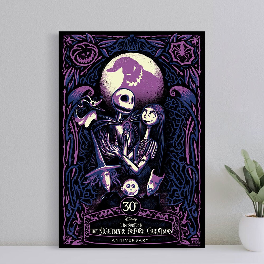 The Nightmare Before Christmas 1993 Movie 30th anniversary P | Inspire ...