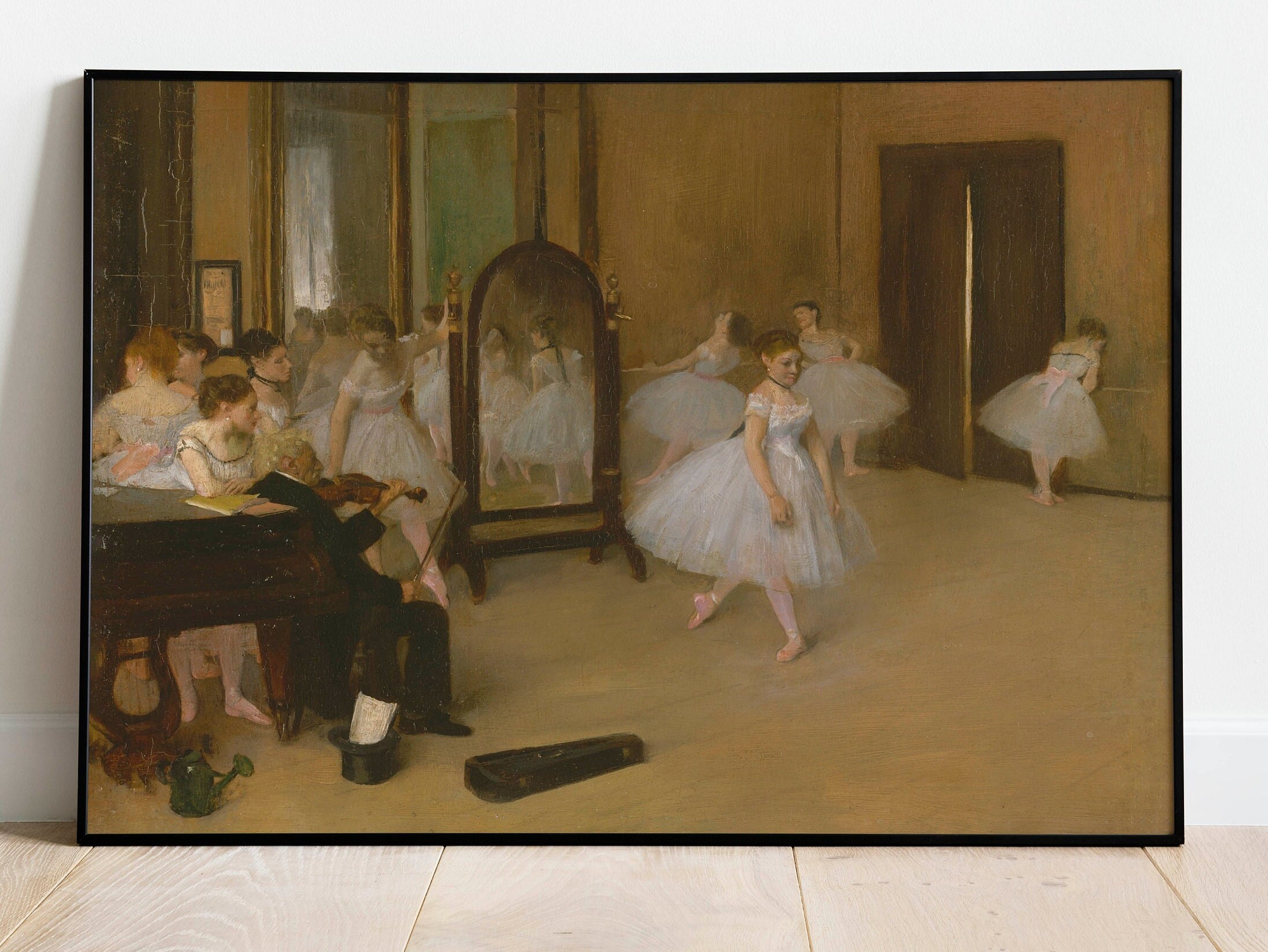 The Dancing Class by Edgar Degas Wall Decor Art Poster Fram - Inspire ...