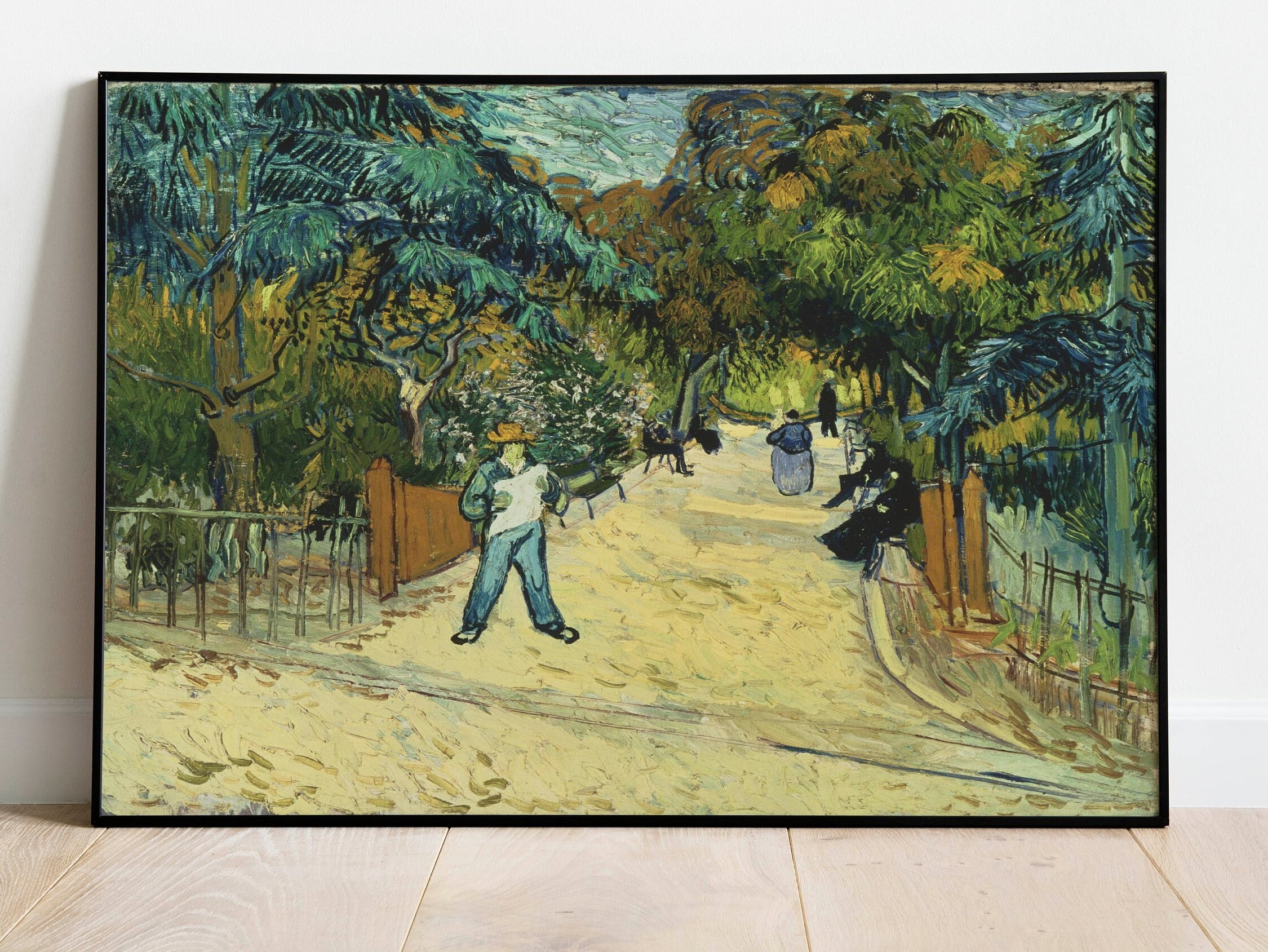 Van Gogh Entrance to the Public Gardens in Arle Wall Decor - Inspire Uplift